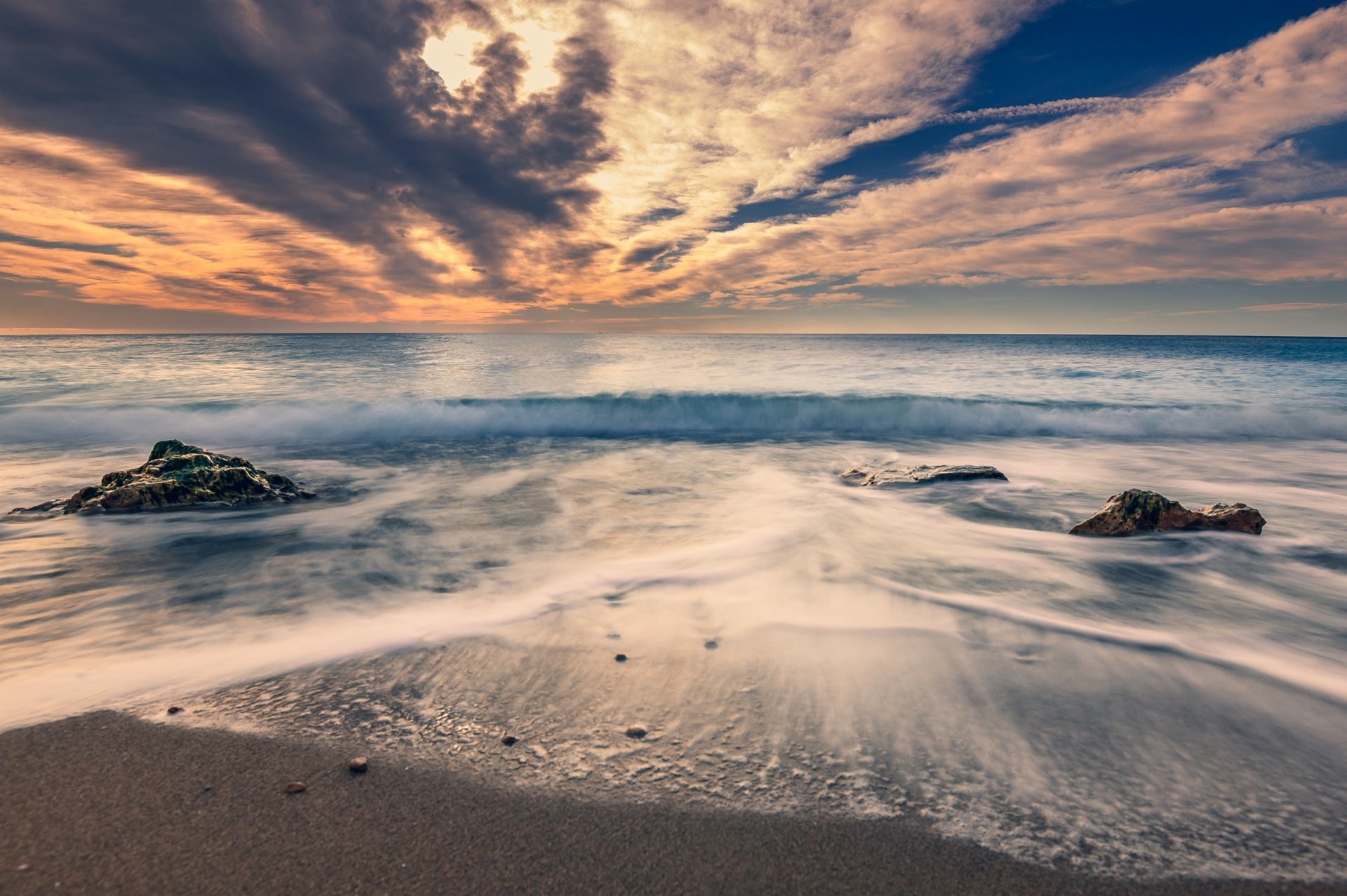 Download Horizon Nature Ocean HD Wallpaper