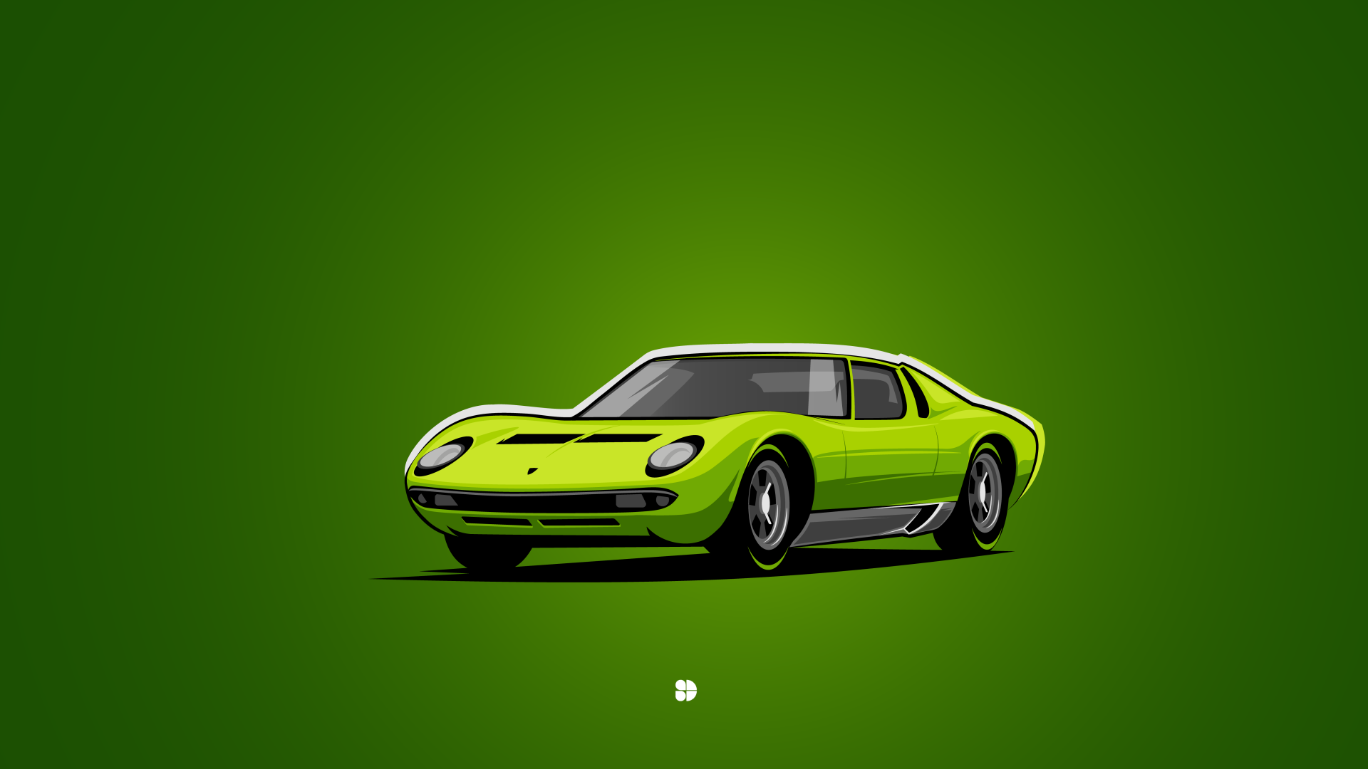 Lamborghini Miura wallpaper design by sumandas094 by suman094