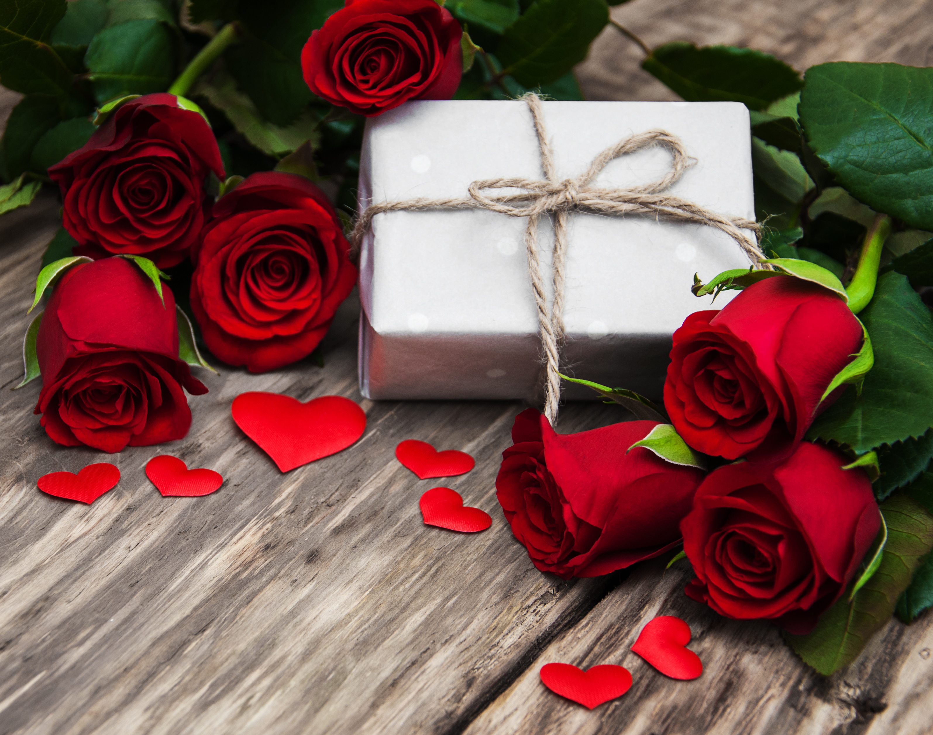 Download Red Flower Romantic Rose Love Misc Gift HD Wallpaper