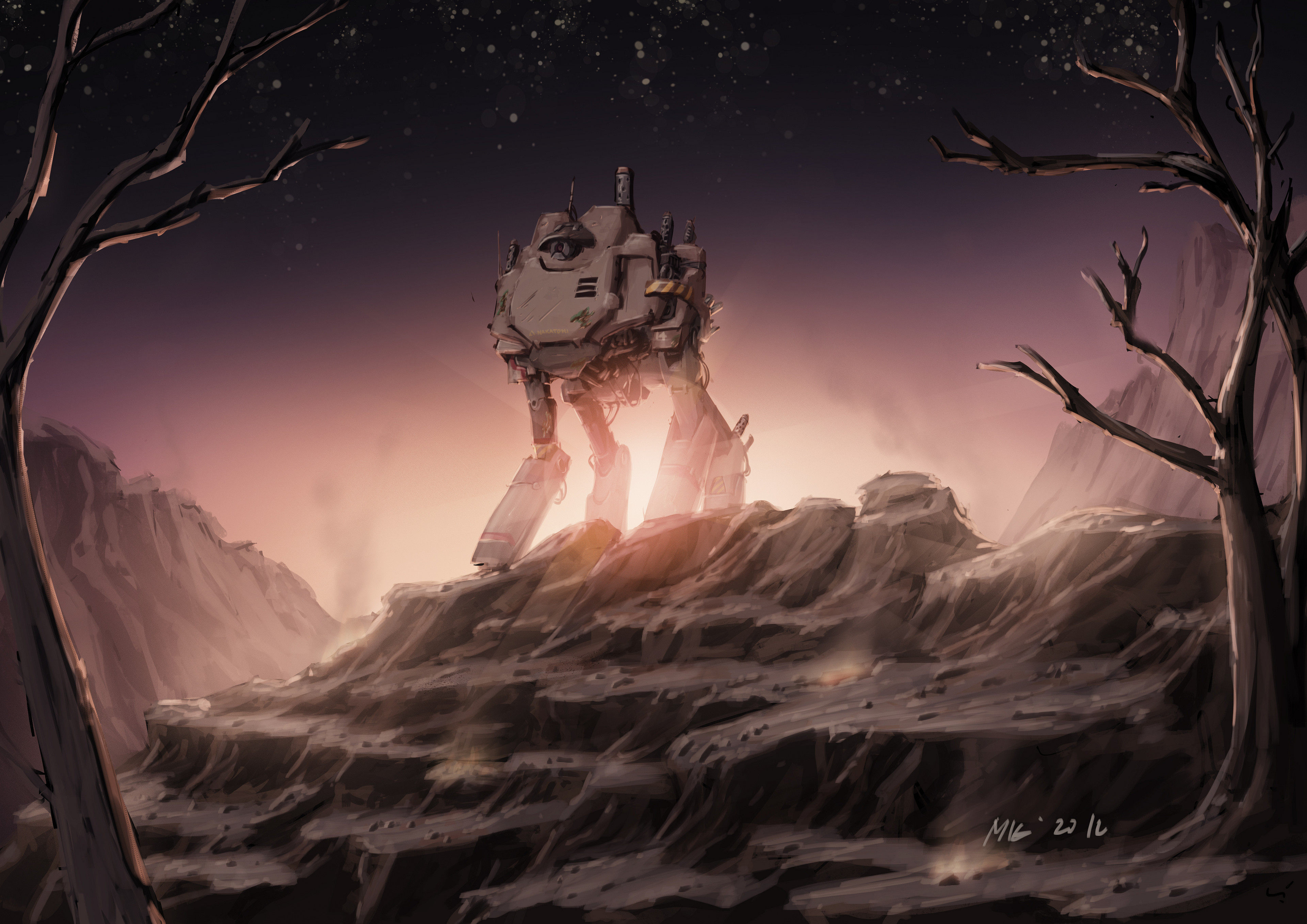 Download Sci Fi Robot 4k Ultra HD Wallpaper by Miguel Blanco