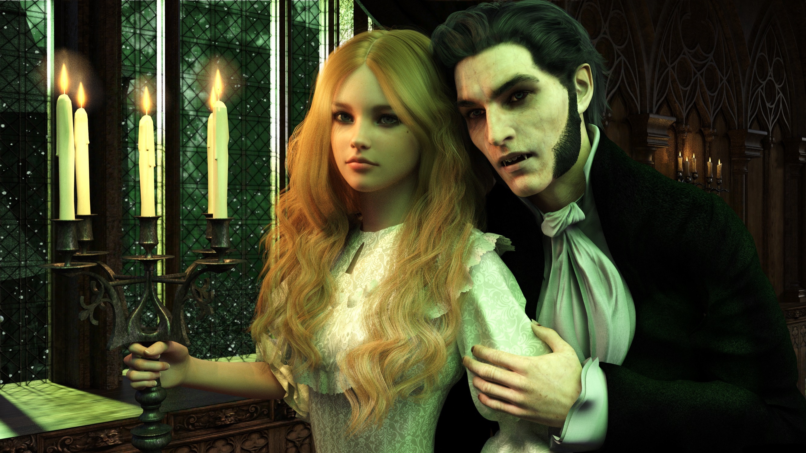 Download Fantasy Vampire HD Wallpaper by SirTancrede