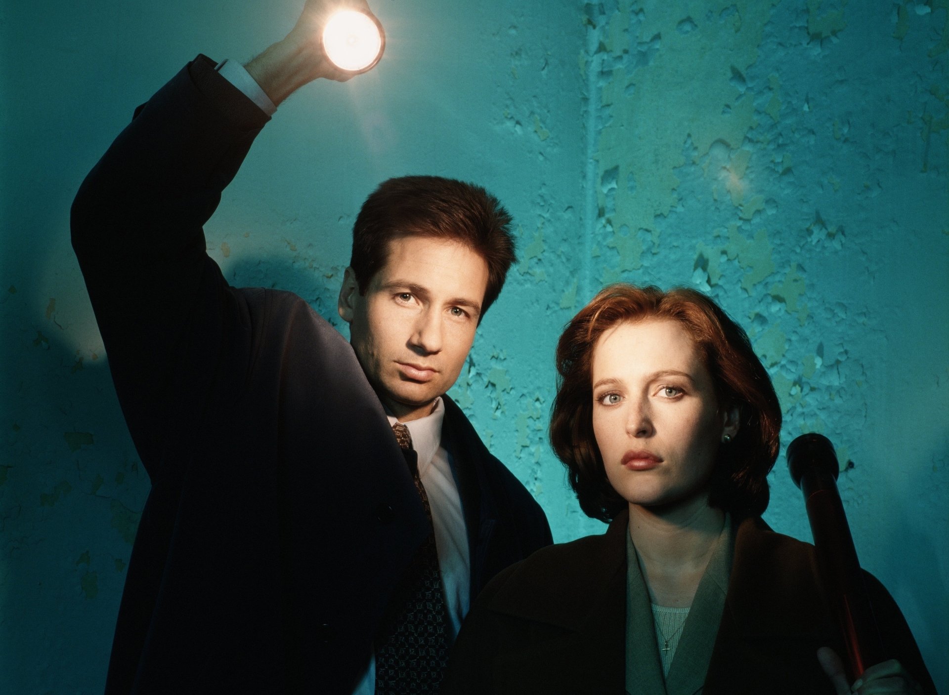 Download Fox Mulder David Duchovny Dana Scully Gillian Anderson TV Show ...