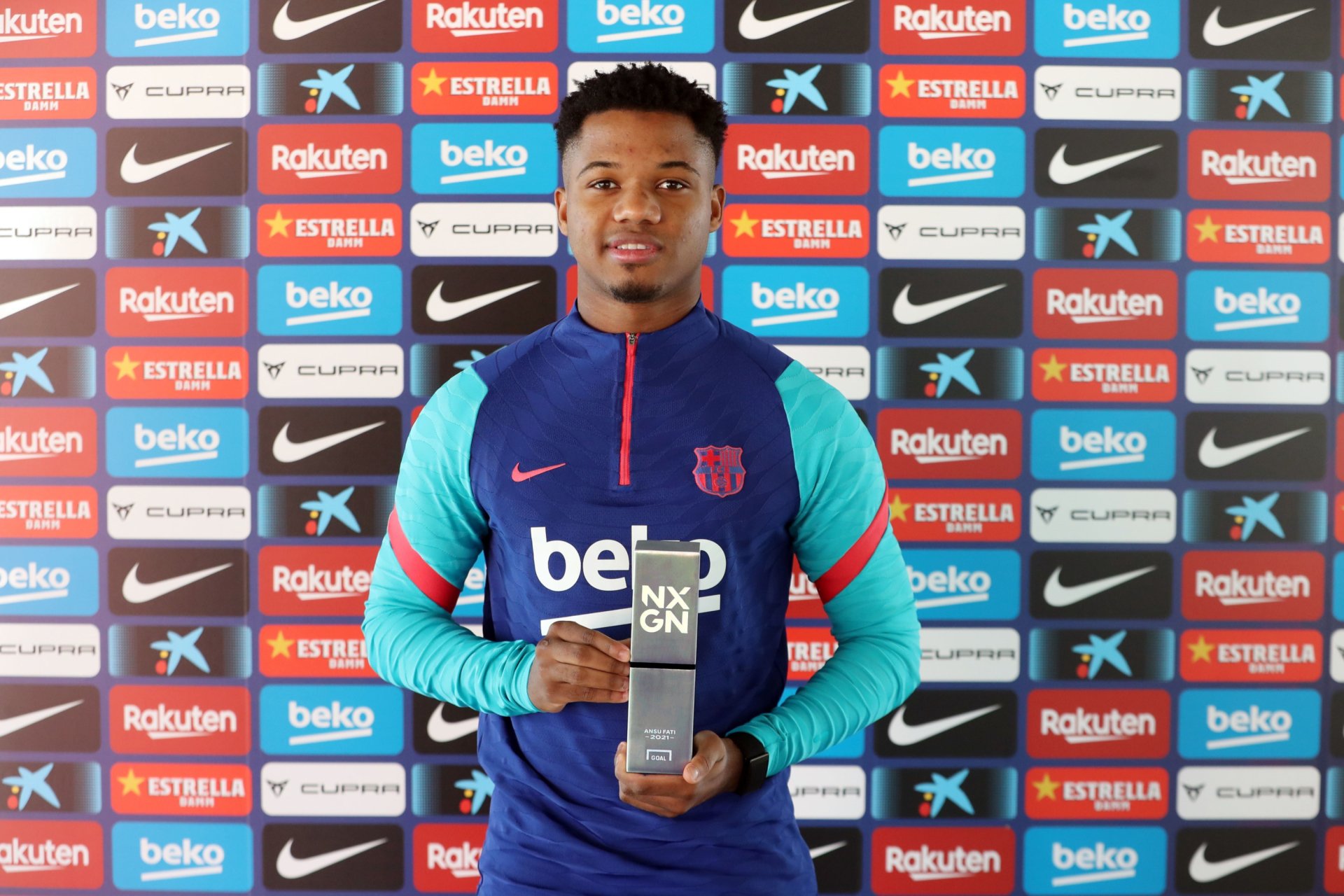 Download Spanish Soccer Ansu Fati Sports HD Wallpaper