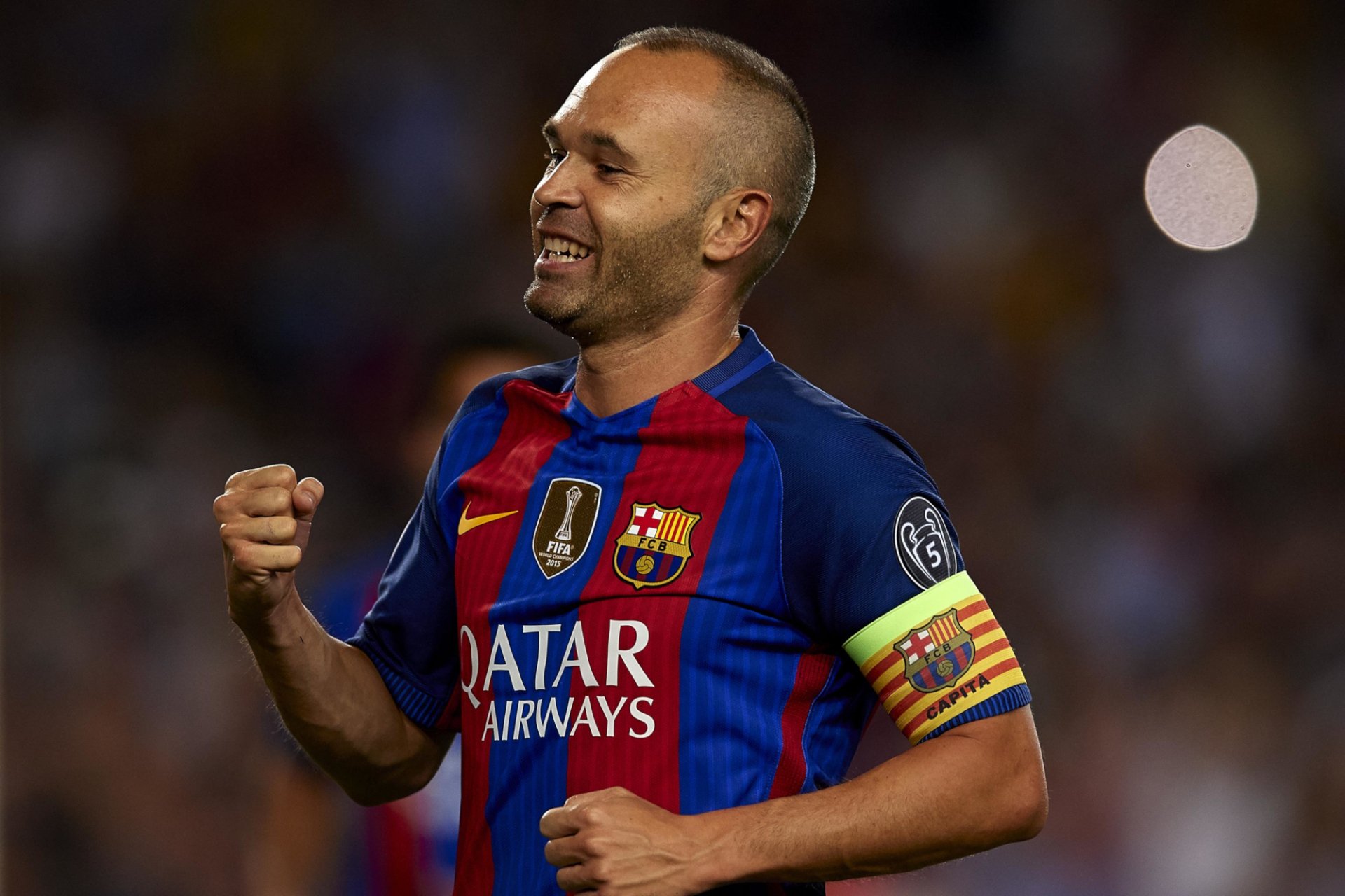 Download Spanish Soccer Andrés Iniesta Sports HD Wallpaper