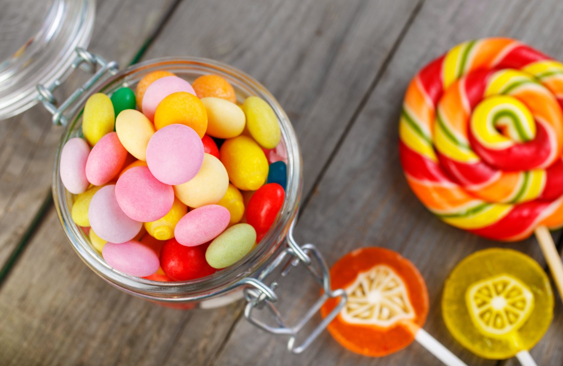 Download Lollipop Sweets Colorful Food Candy 4k Ultra HD Wallpaper