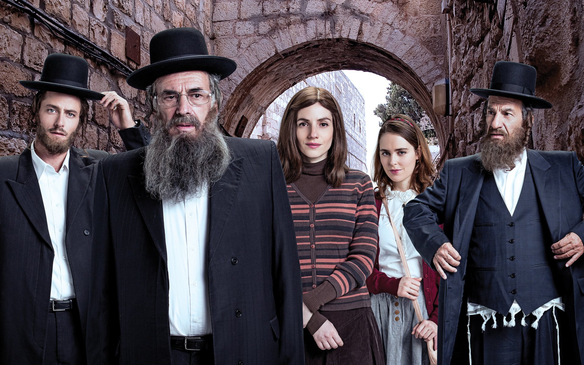 Shtisel Cast HD Wallpaper - Cultural Drama Series Background
