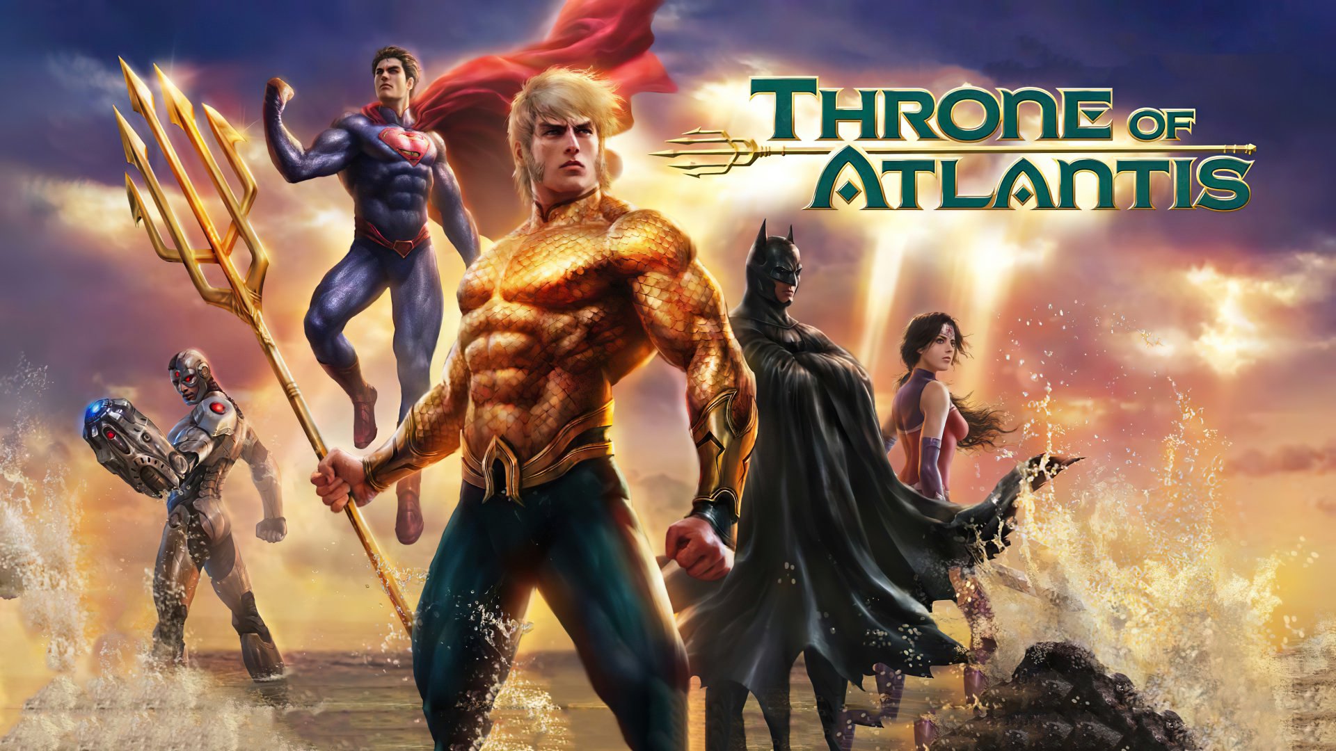 Justice League: Throne of Atlantis | 4K Ultra HD Epic Wallpaper
