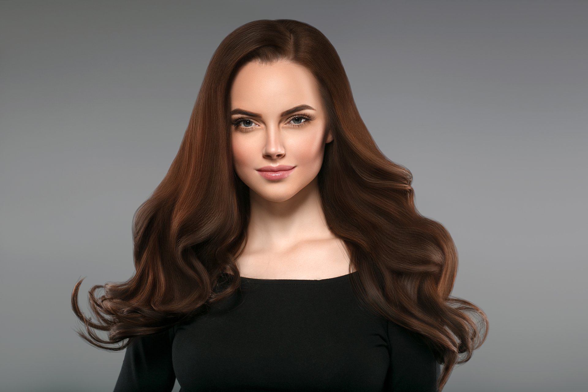 Radiant Elegance: 4K Ultra HD Portrait of a Confident Woman Model