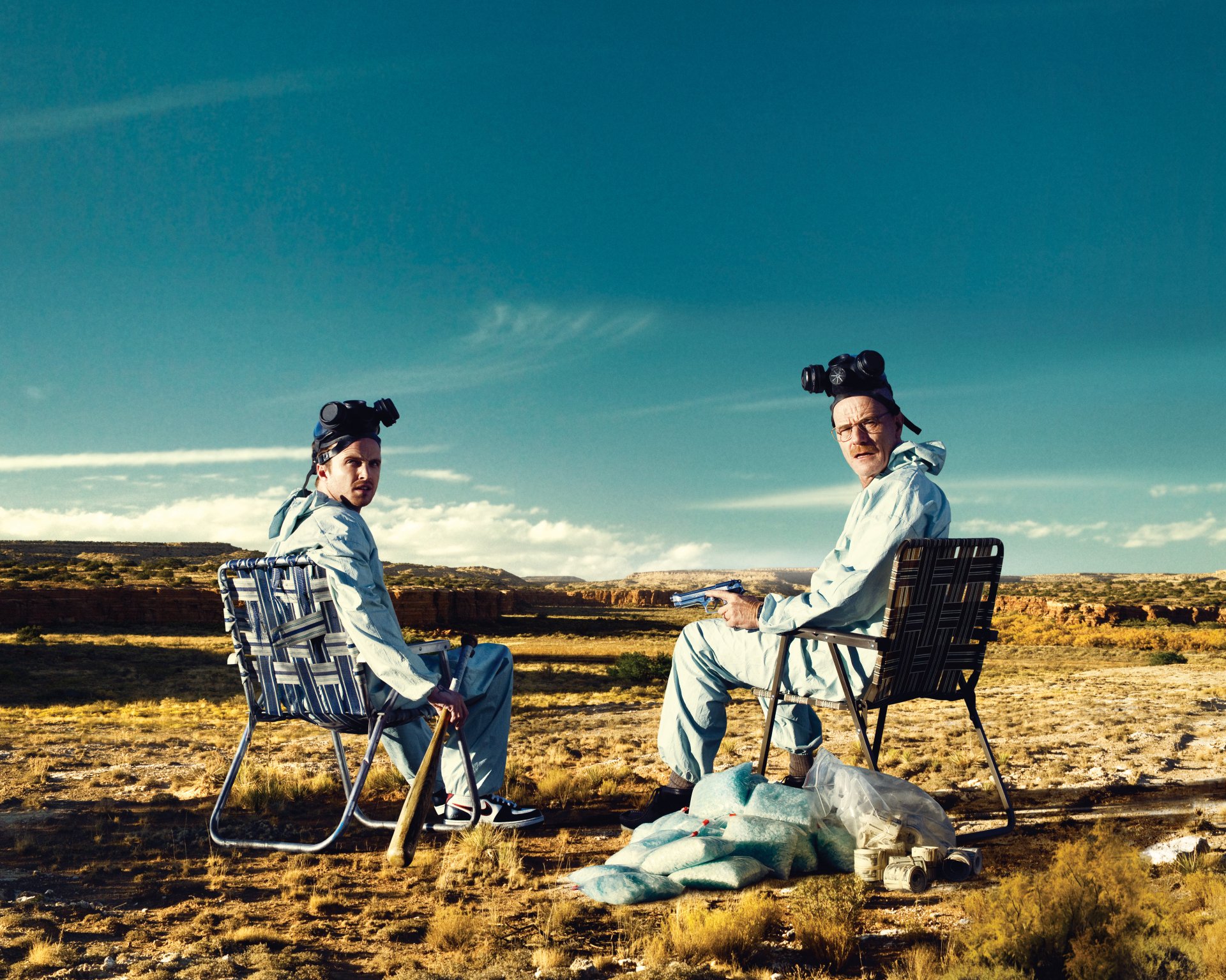 Breaking Bad Icons: Walter White & Jesse Pinkman 4K Ultra HD Wallpaper