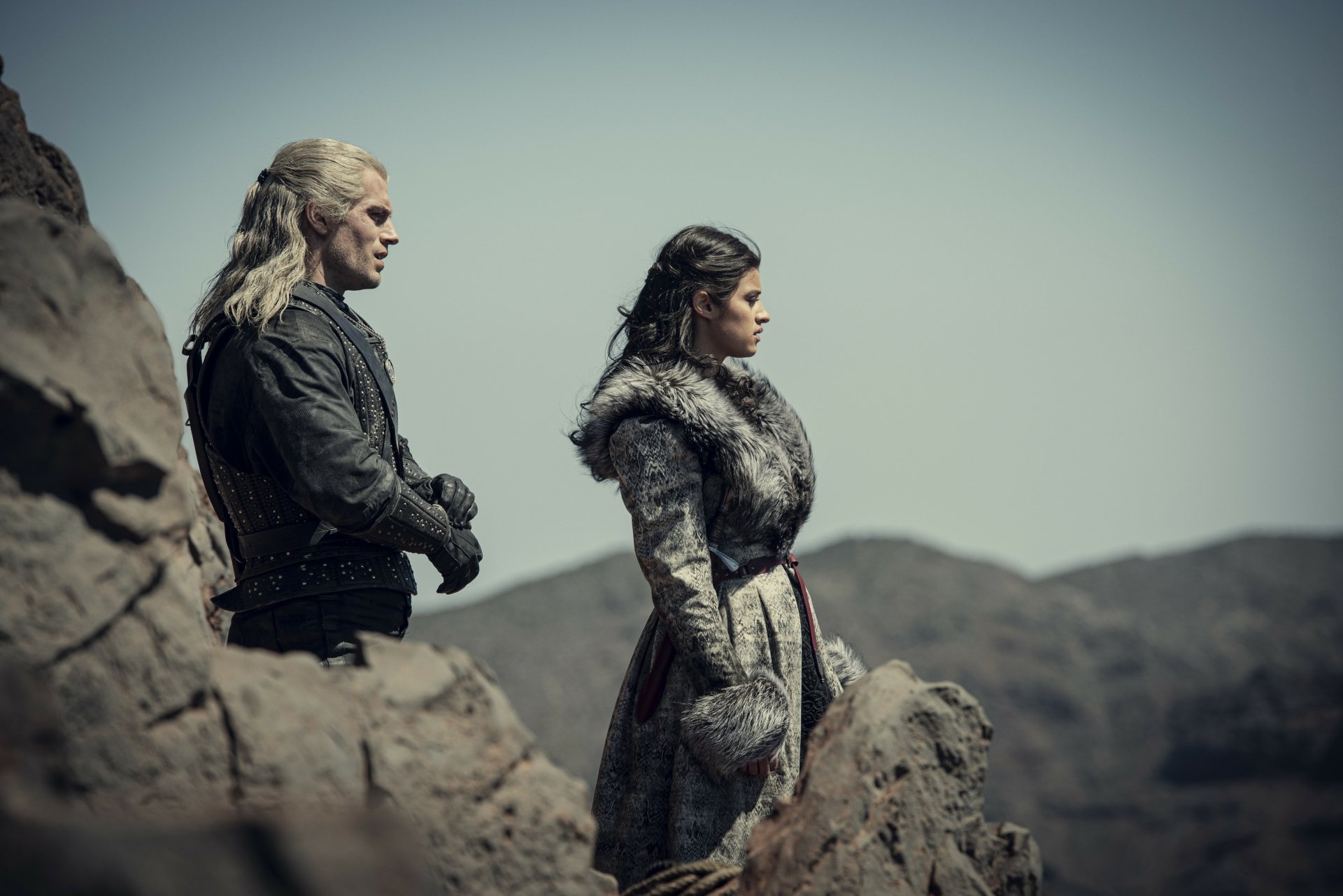 Download Anya Chalotra Yennefer Of Vengerberg Henry Cavill Geralt Of Rivia TV Show The Witcher ...