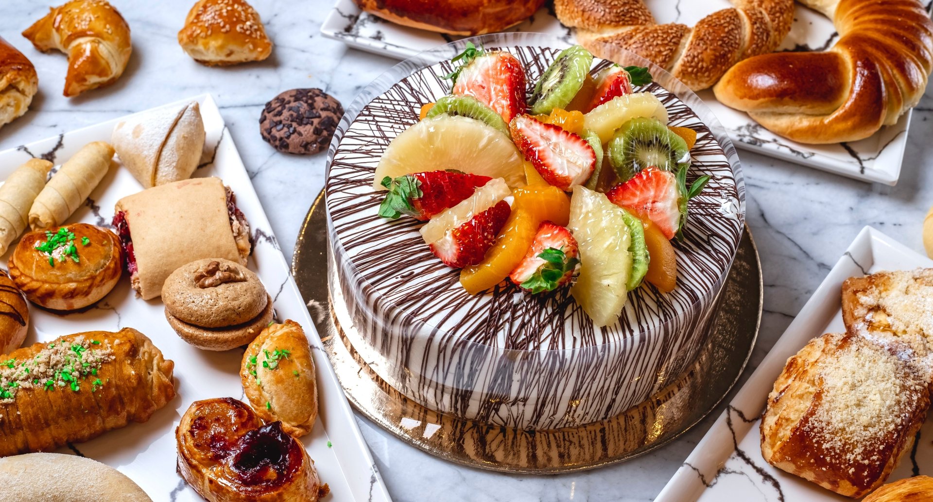 Download Viennoiserie Still Life Pastry Food Cake 4k Ultra HD Wallpaper ...