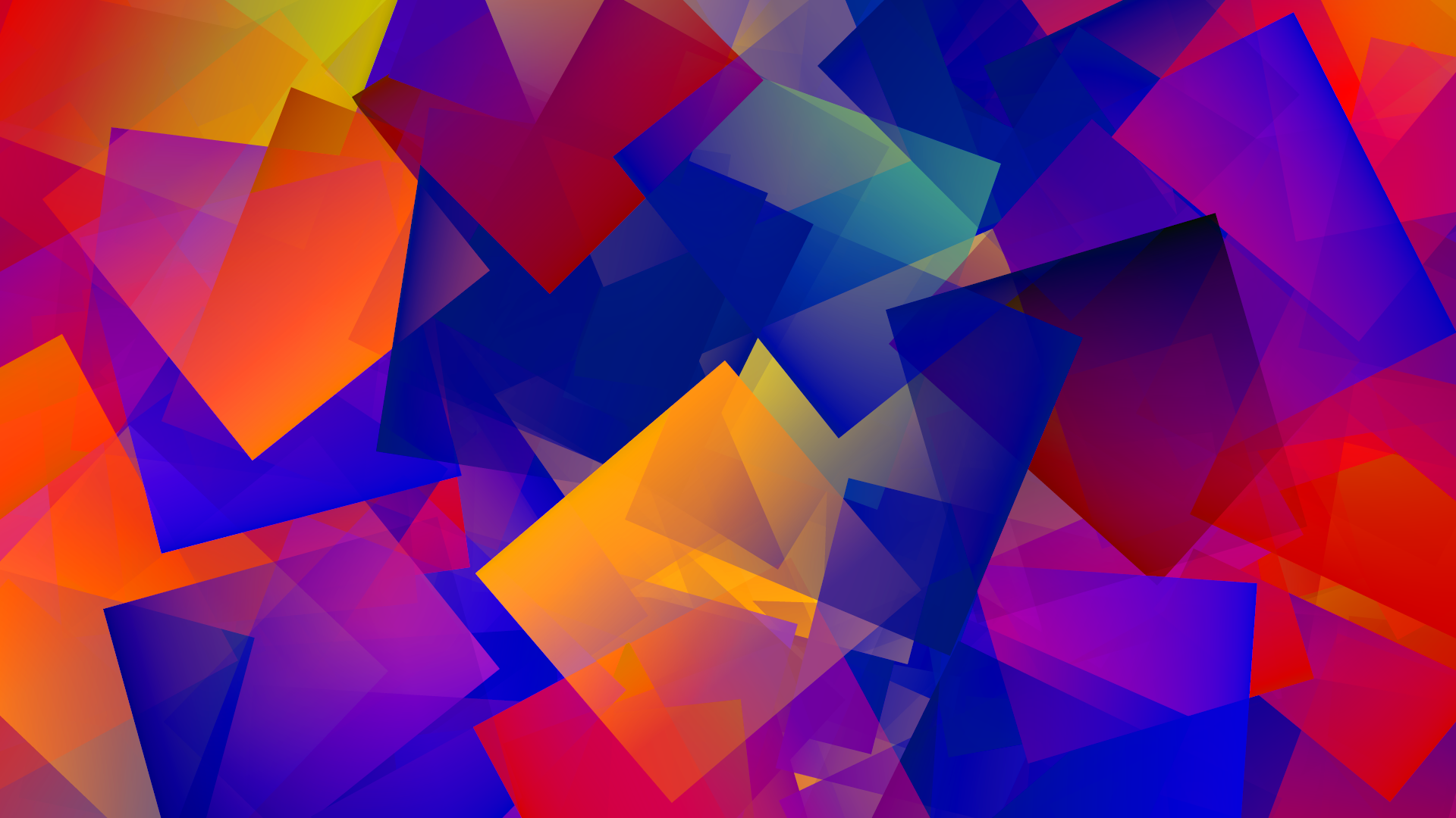 Colorful Mishmash of Squares, Artwork by lonewolf6738 | 1920x1080 ...