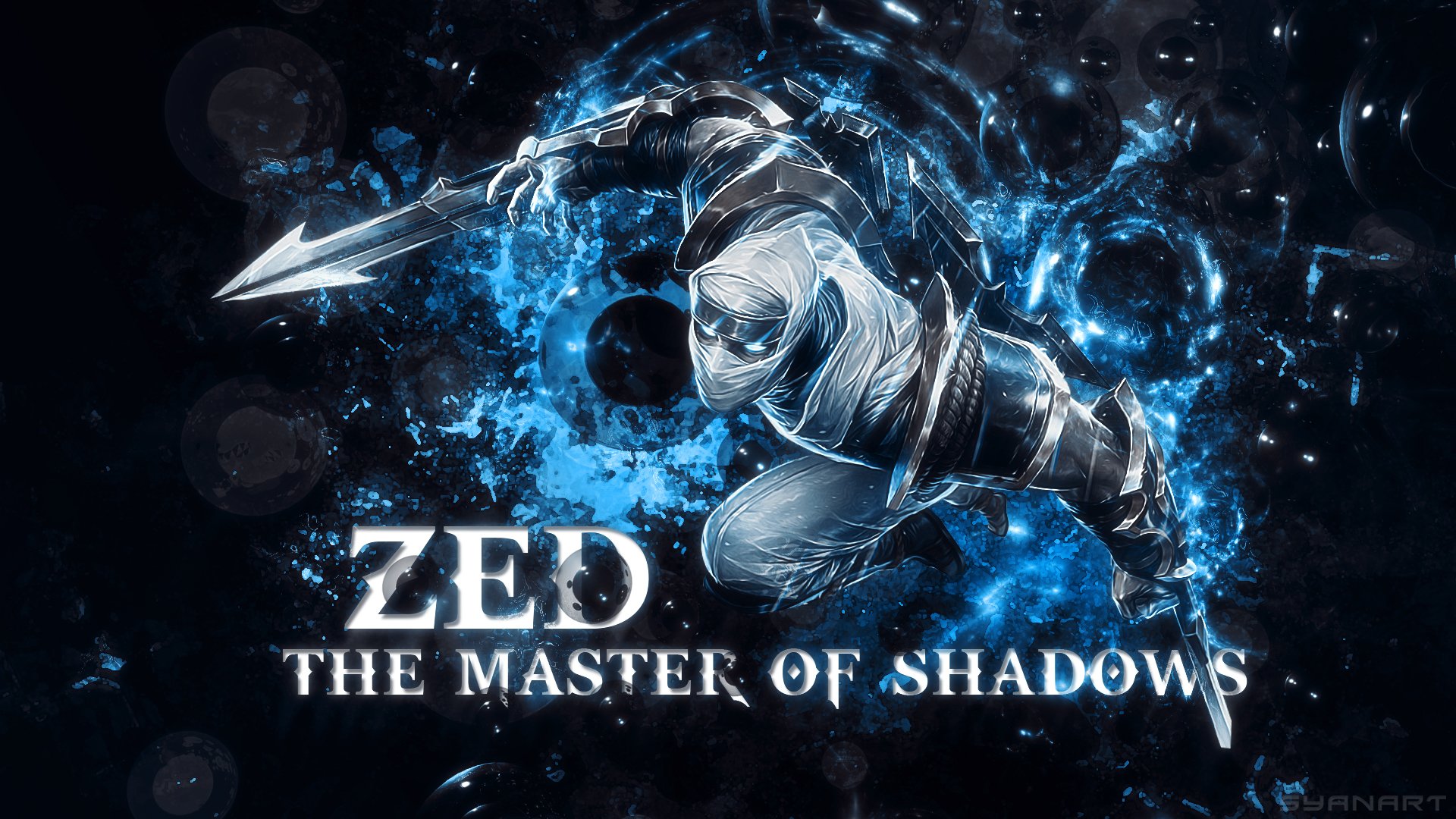 League Of Legends Zed by SyanArt | 1920x1080 | Wallpaper Abyss