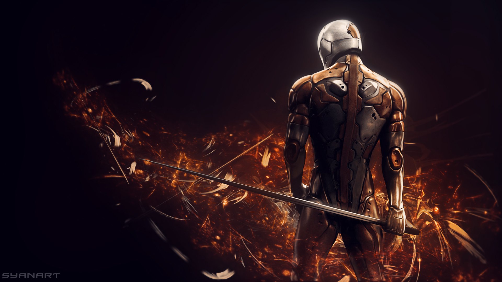 Metal Gear Solid 2: Sons of Liberty grey fox by SyanArt