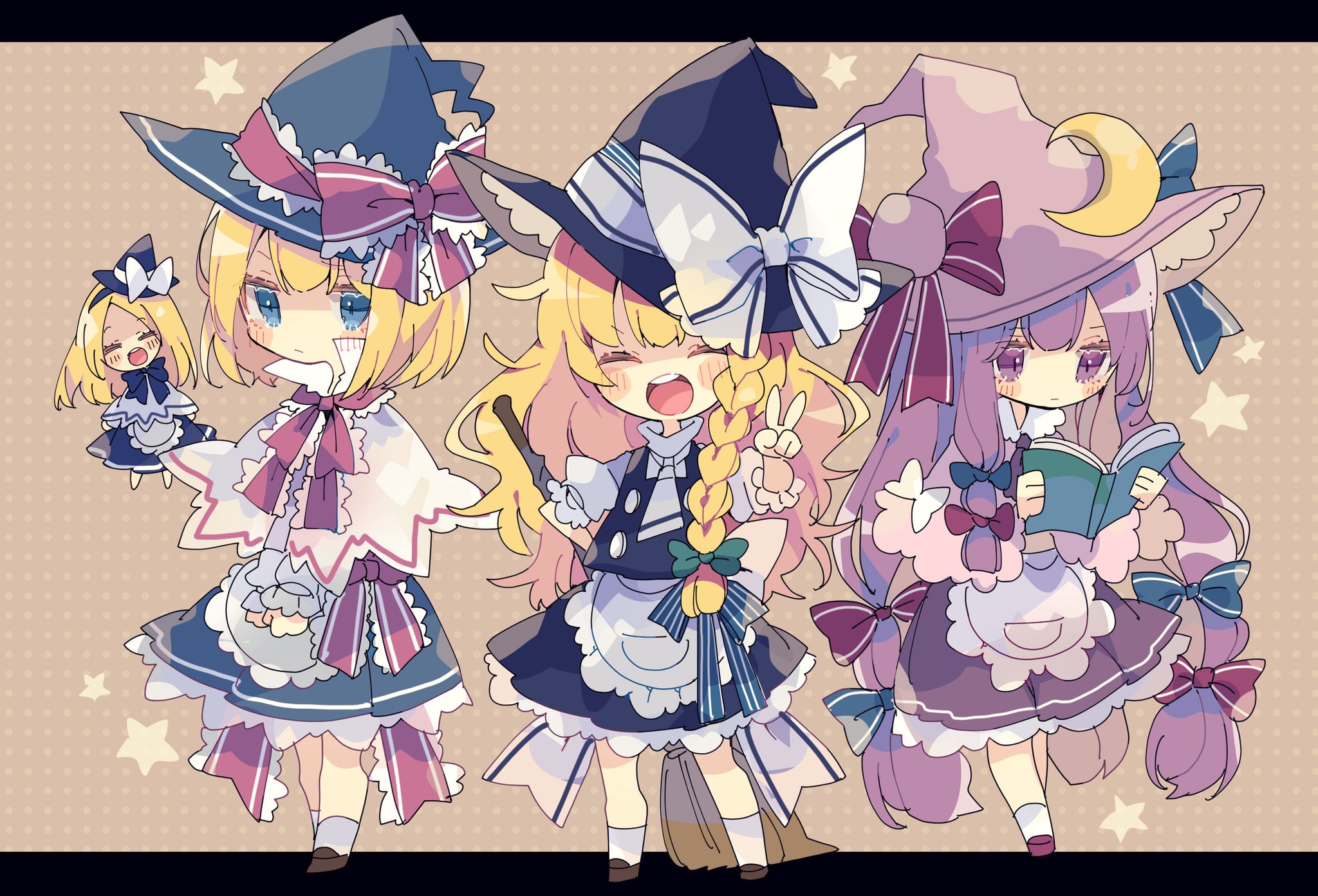 Download Patchouli Knowledge Marisa Kirisame Alice Margatroid Anime ...
