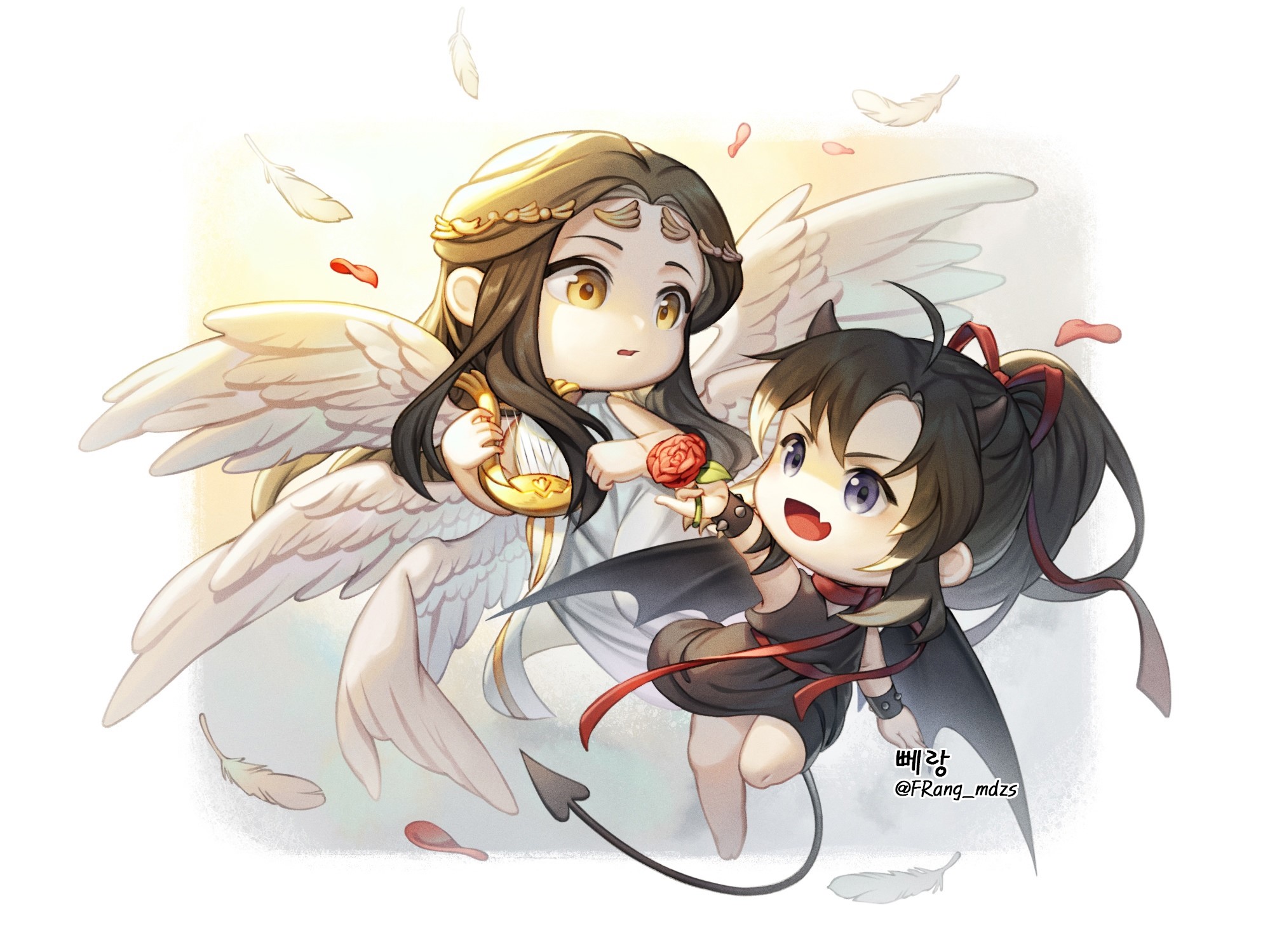 Download Wings Angel Wei Wuxian Lan Wangji Anime Mo Dao Zu Shi Anime ...