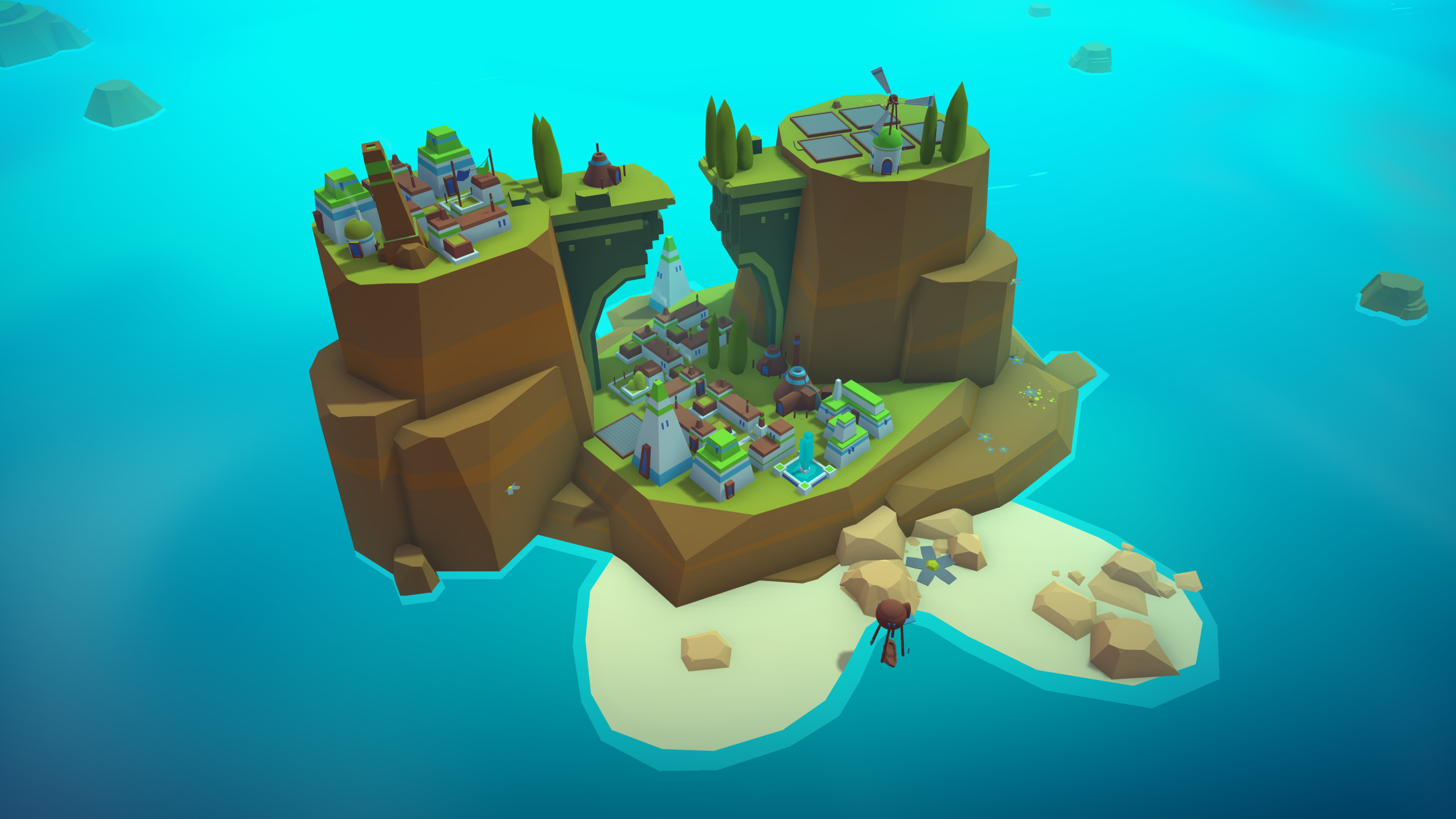 Video Game ISLANDERS HD Wallpaper