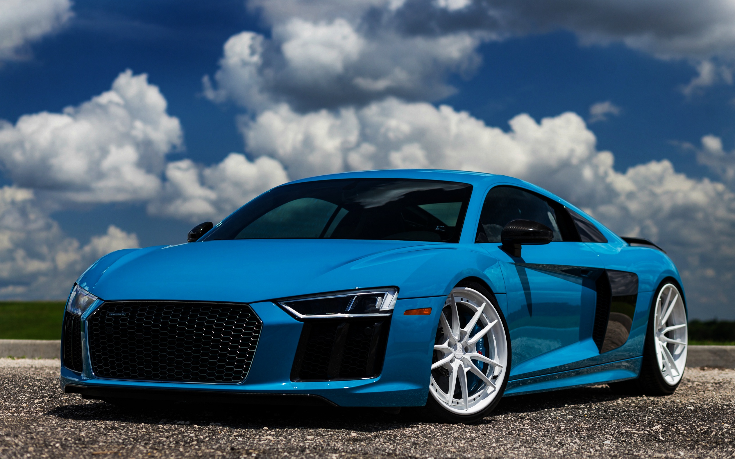 Papel De Parede Audi R8 Preto E Vermelho