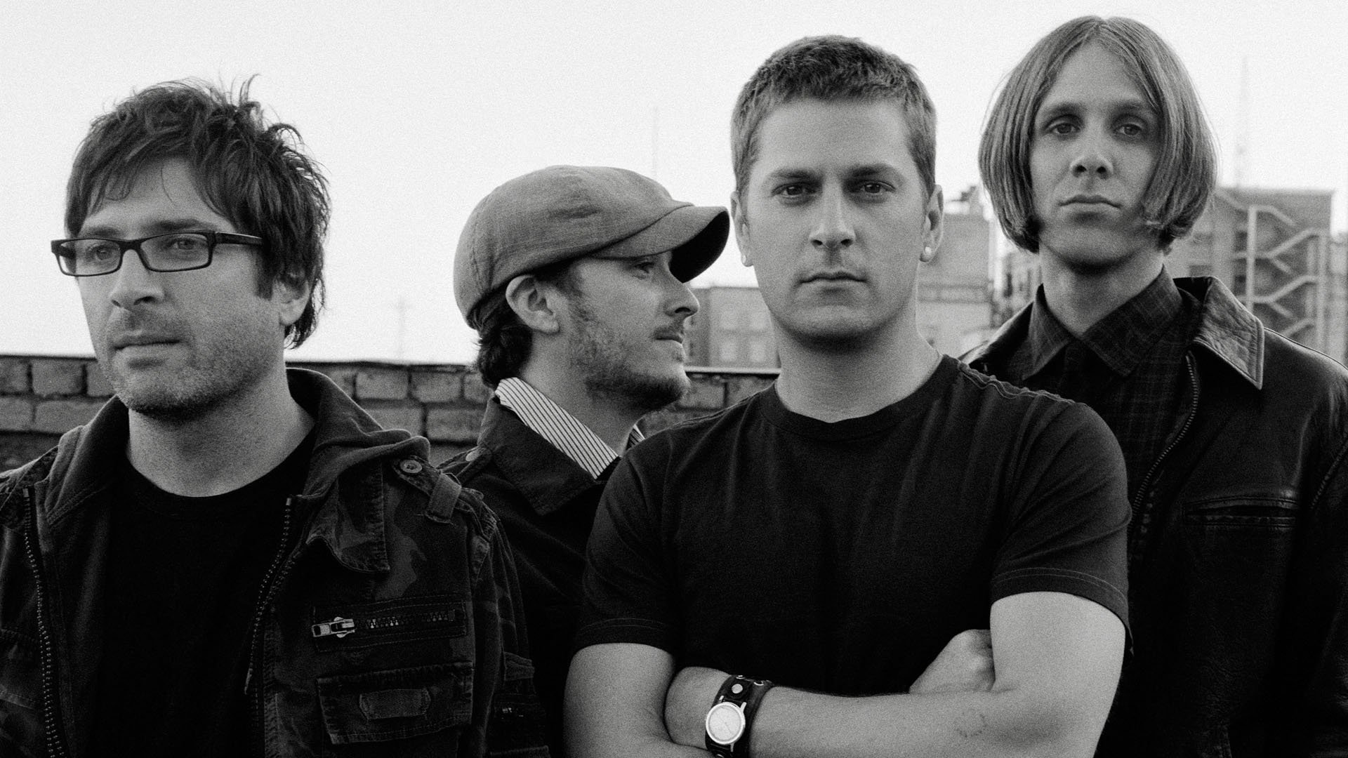 Matchbox Twenty Band Black and White HD Wallpaper