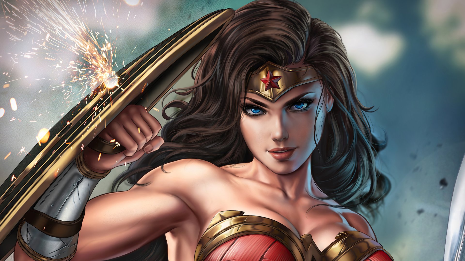 Download Dc Comics Comic Wonder Woman 4k Ultra Hd Wallpaper By Dandonfuga