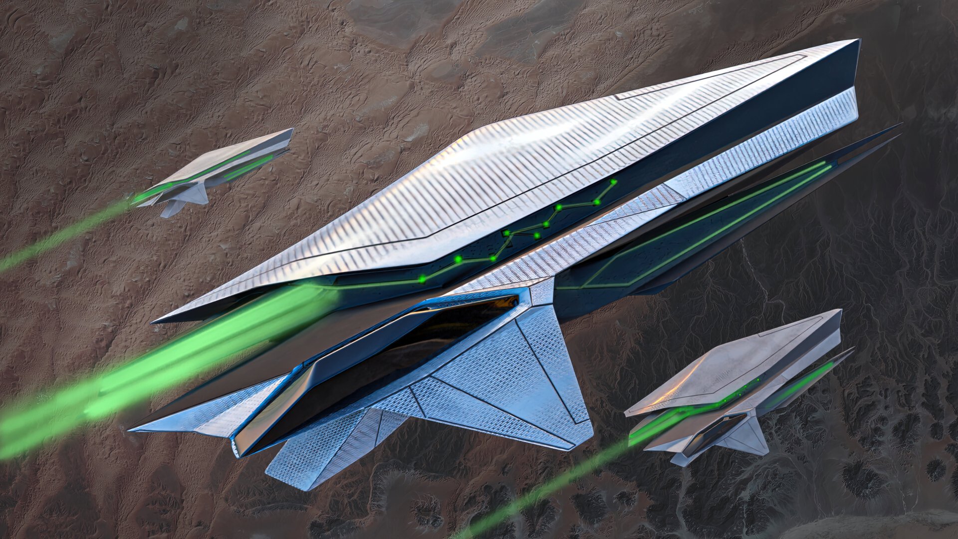 Futuristic Spaceship HD Wallpaper - Interstellar Voyage | 3840x2159 ...
