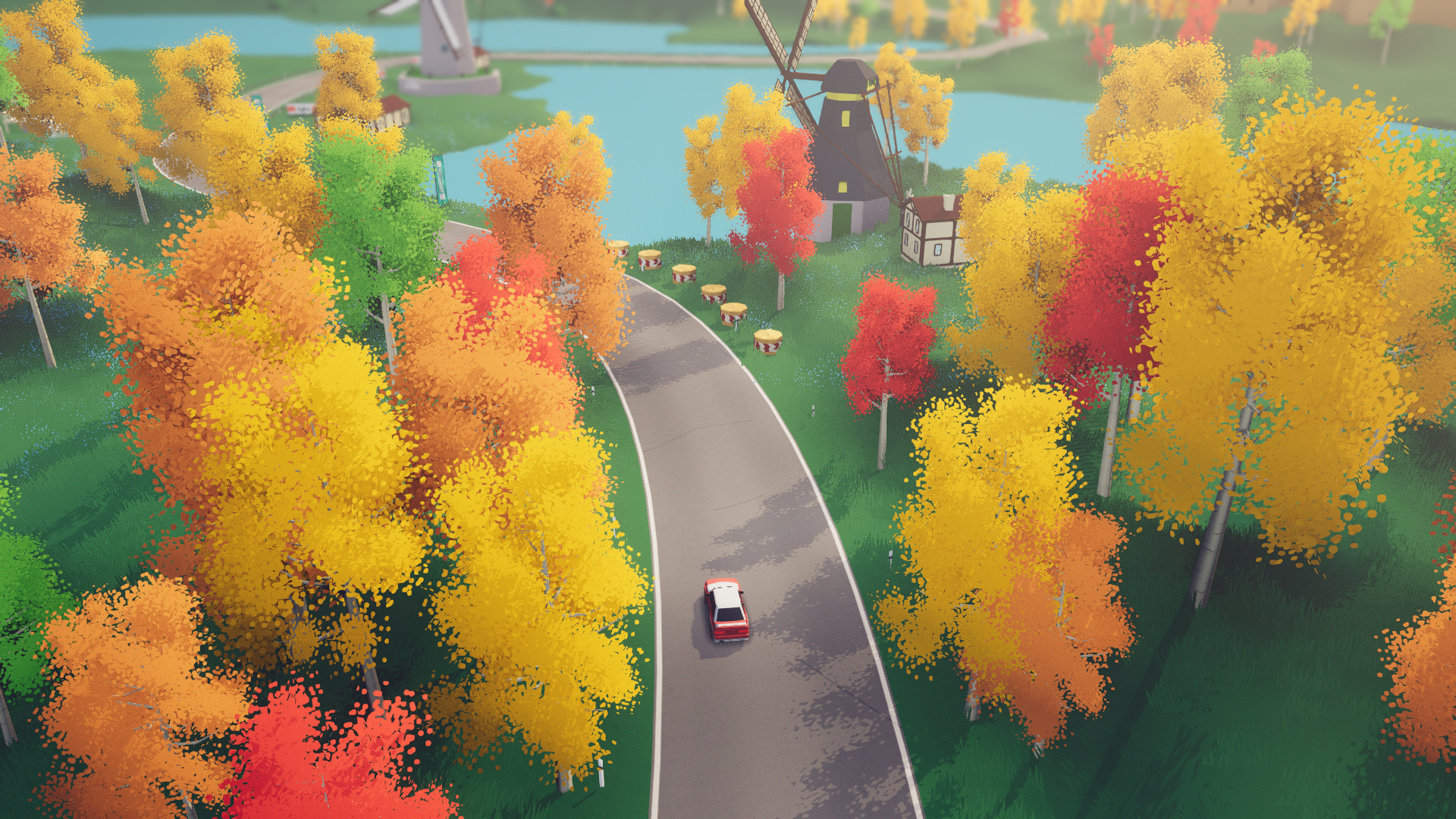 Art of Rally Game Autumn Drive HD Wallpaper