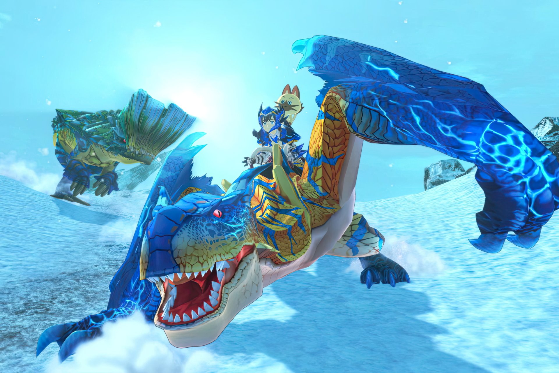 Monster Hunter Stories 2 HD Wallpaper – Epic Battle Scene