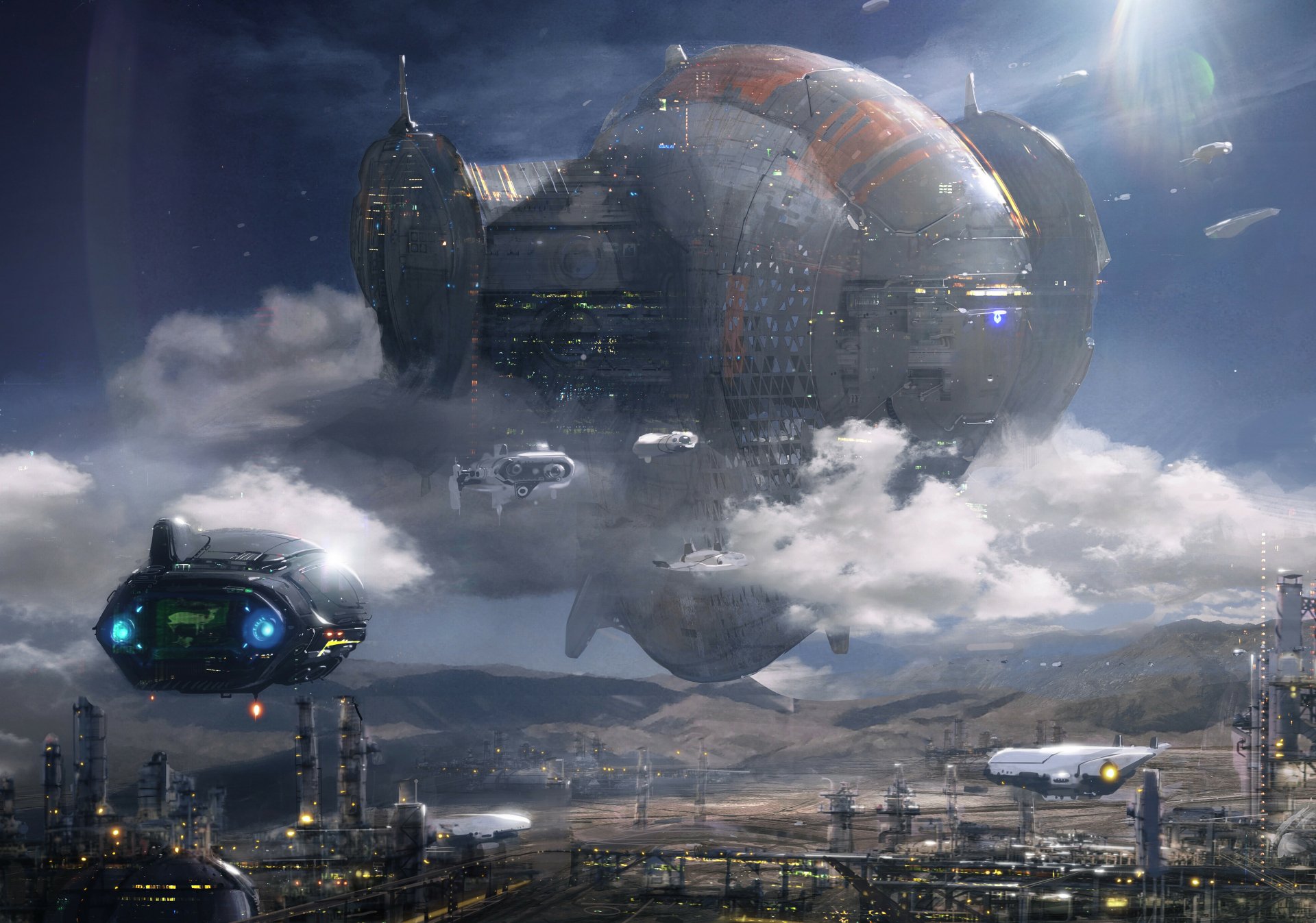 Download Sci Fi Spaceship 4k Ultra HD Wallpaper by Colie Wertz ...