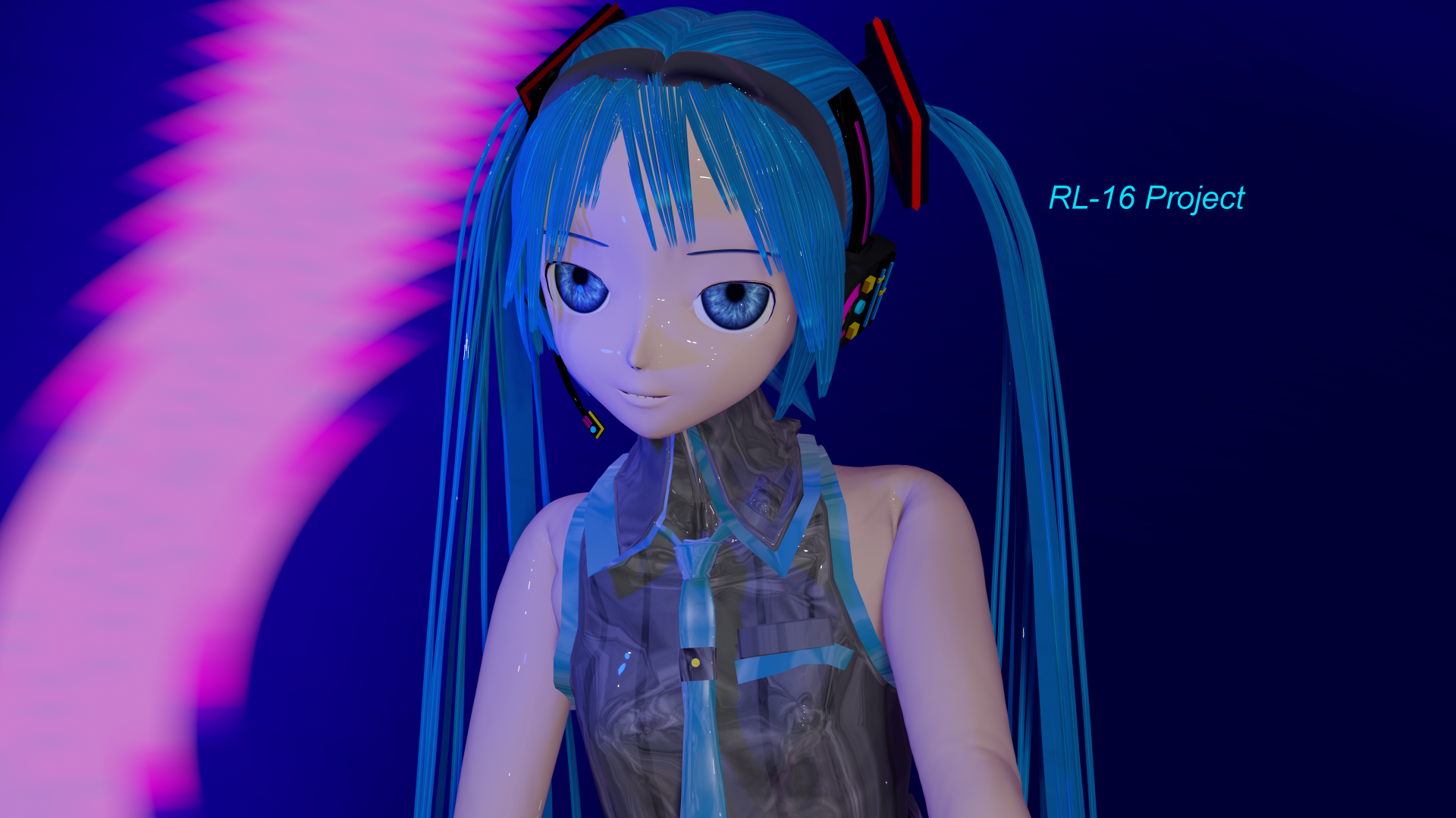 Blender Hatsune Miku Wallpaper Maniacarta 初音ミク