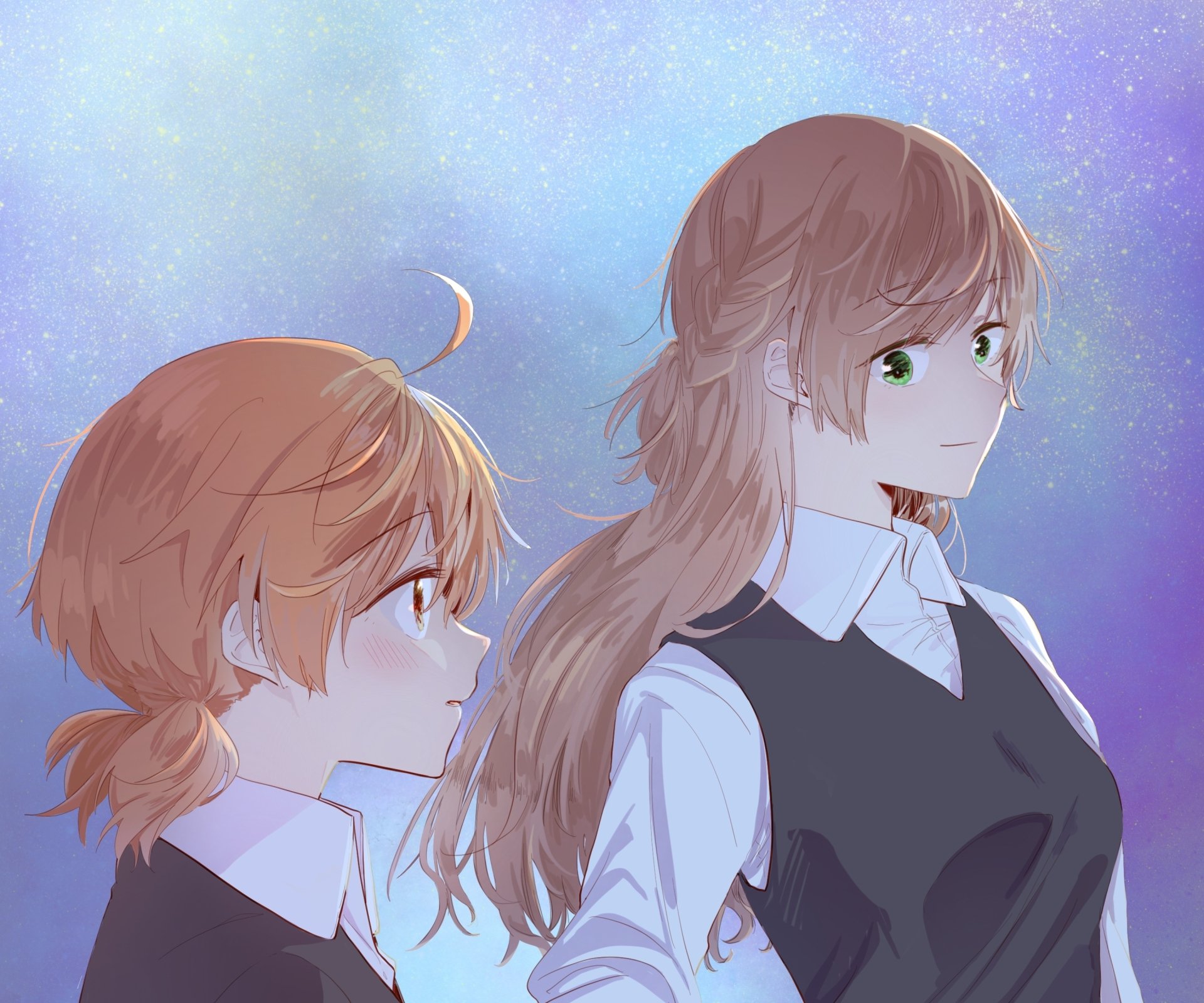 Download Sayaka Saeki Yuu Koito Anime Bloom Into You HD Wallpaper