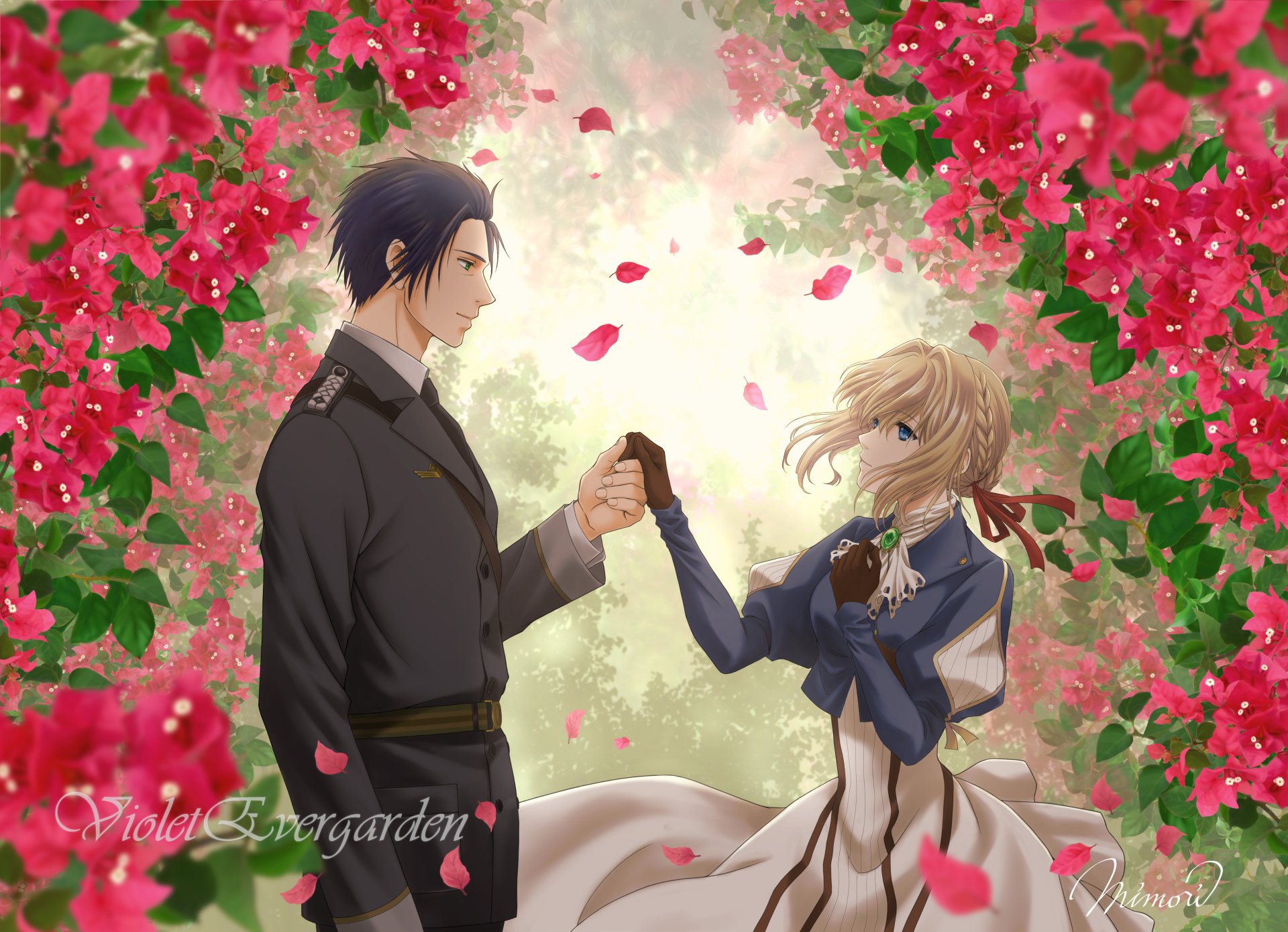 Violet Evergarden & Gilbert Bougainvillea | Stunning 4K Anime Wallpaper ...