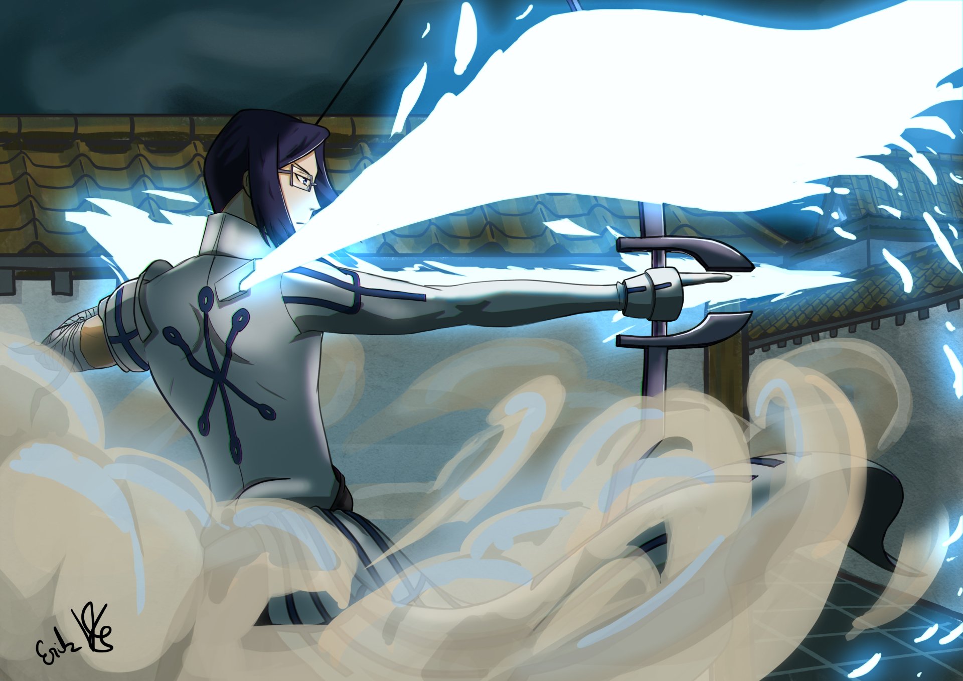 Uryu Ishida — Quincy Spirit Bow (Bleach) | 2K Quad HD Wallpaper