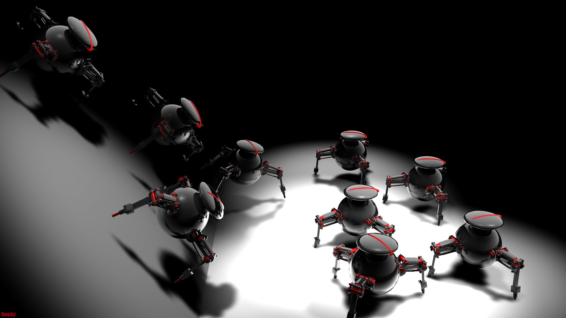 spider drone by Rousky