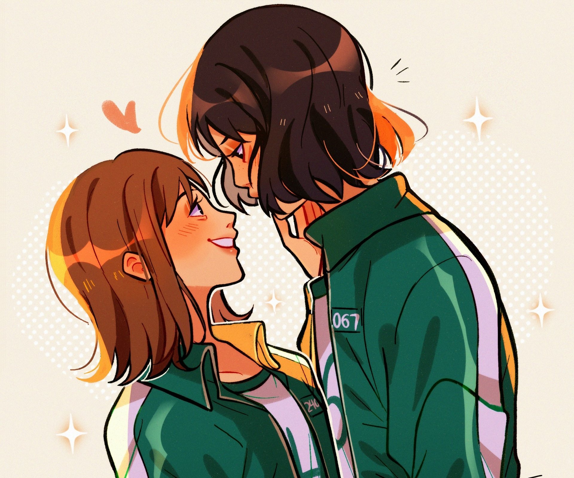 Squid Game HD Wallpaper: Kang Sae-byeok & Ji-Yeong Moments