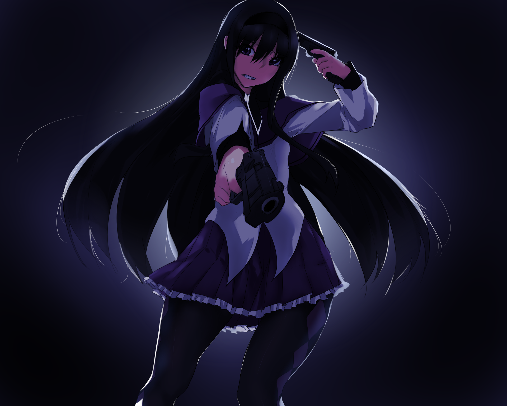 Download Homura Akemi Anime Puella Magi Madoka Magica HD Wallpaper ...