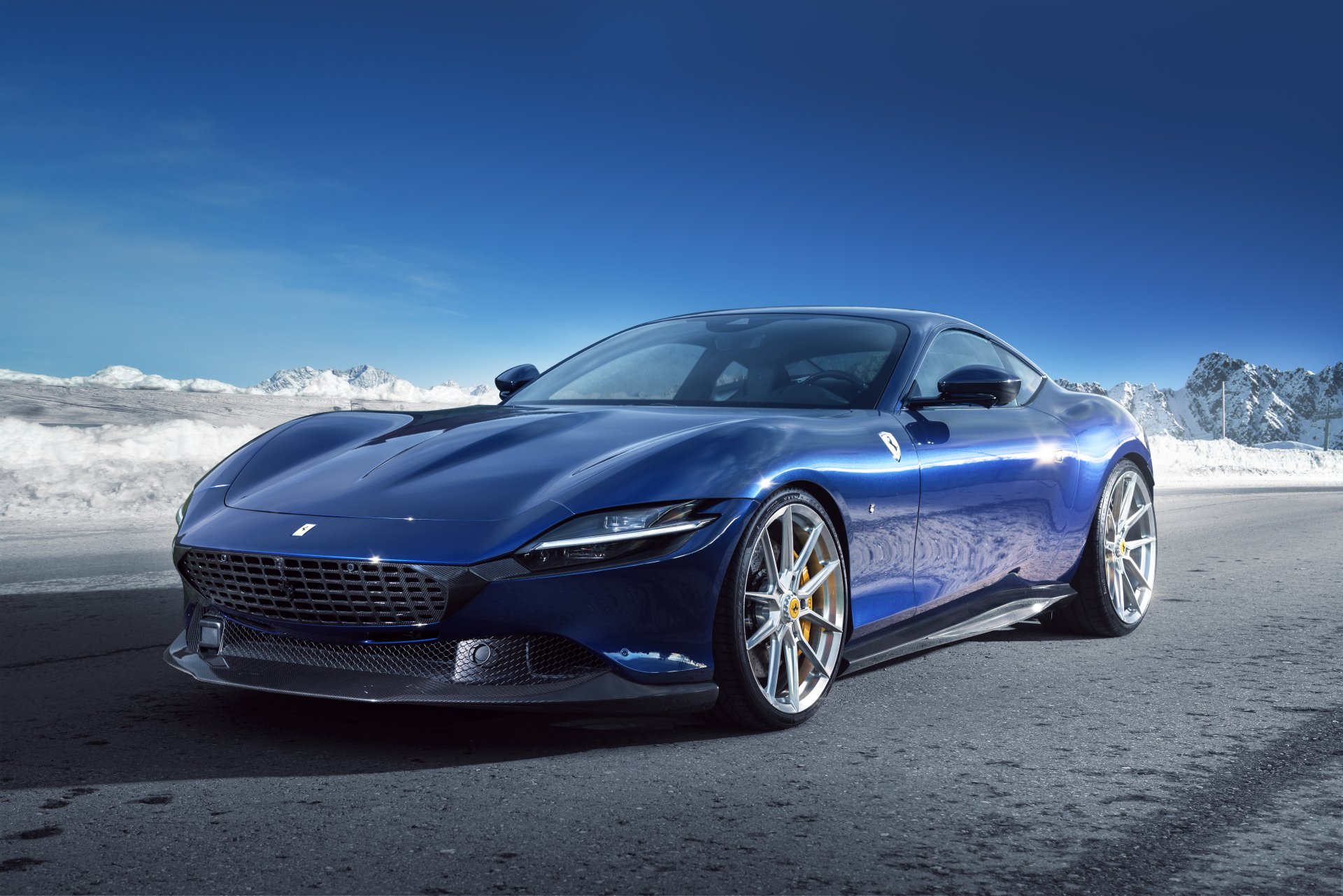 Download Supercar Vehicle Ferrari Roma 8k Ultra HD Wallpaper