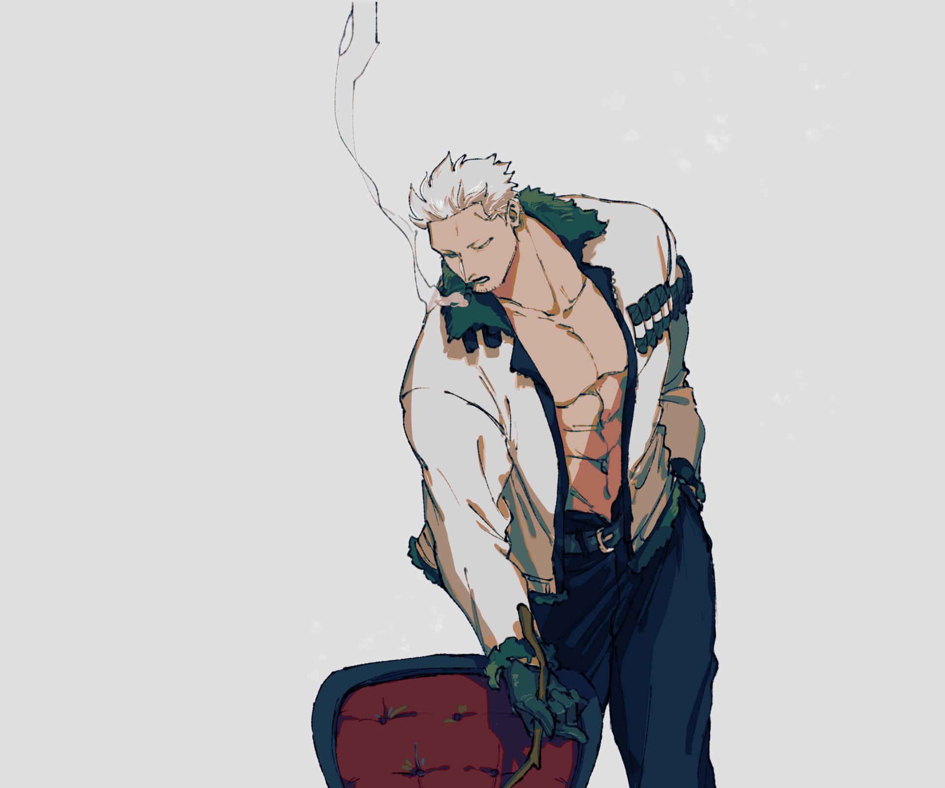 Download Smoker (One Piece) Anime One Piece HD Wallpaper