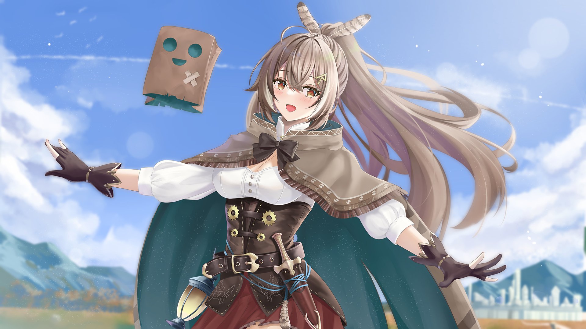 Download Hololive Nanashi Mumei Anime Virtual Youtuber HD Wallpaper ...
