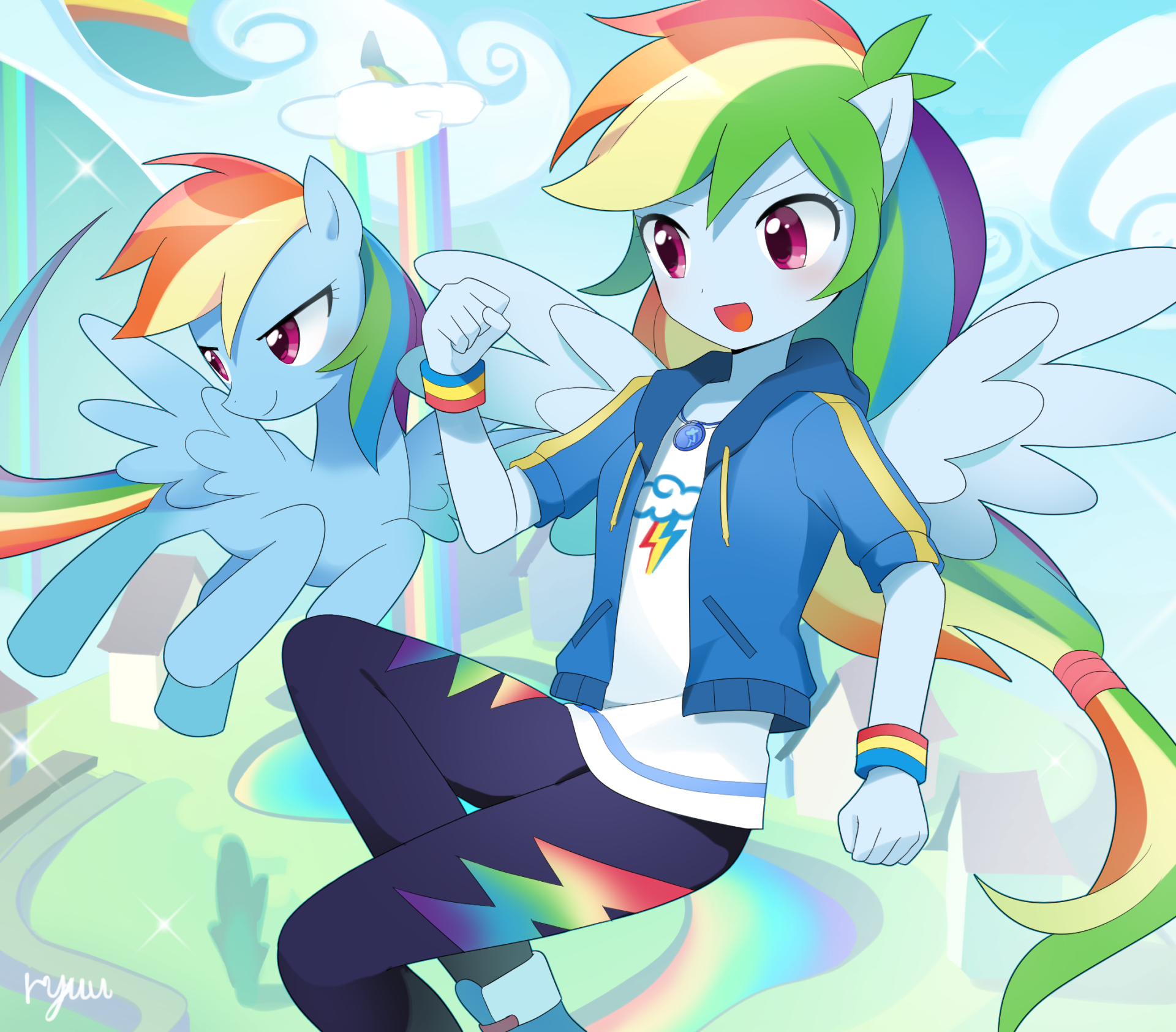 Rainbow Dash HD Wallpaper | My Little Pony: Equestria Girls TV Show by ...