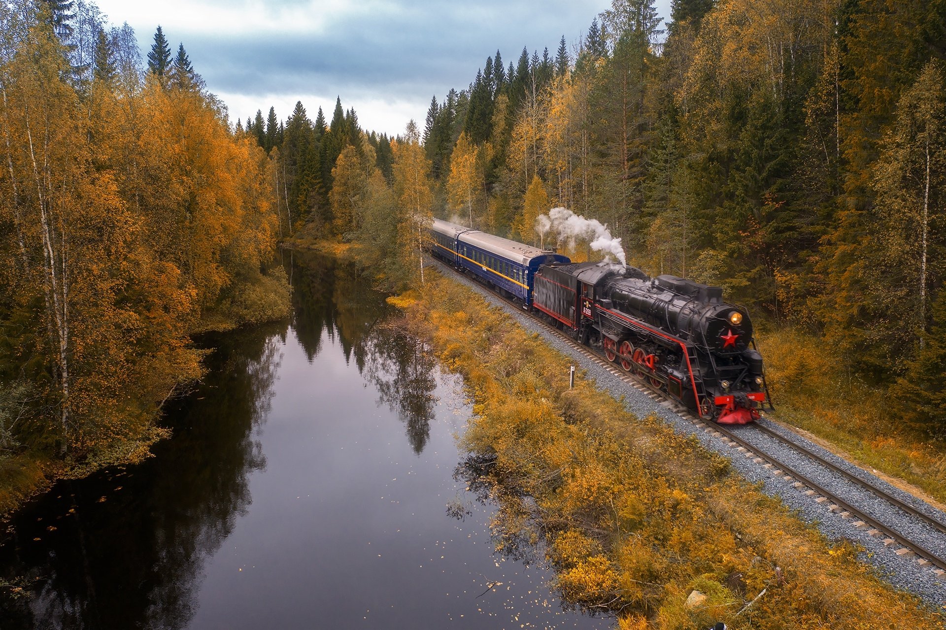 Scenic Steam Train Journey | HD Vehicle Wallpaper | 1920x1279 ...