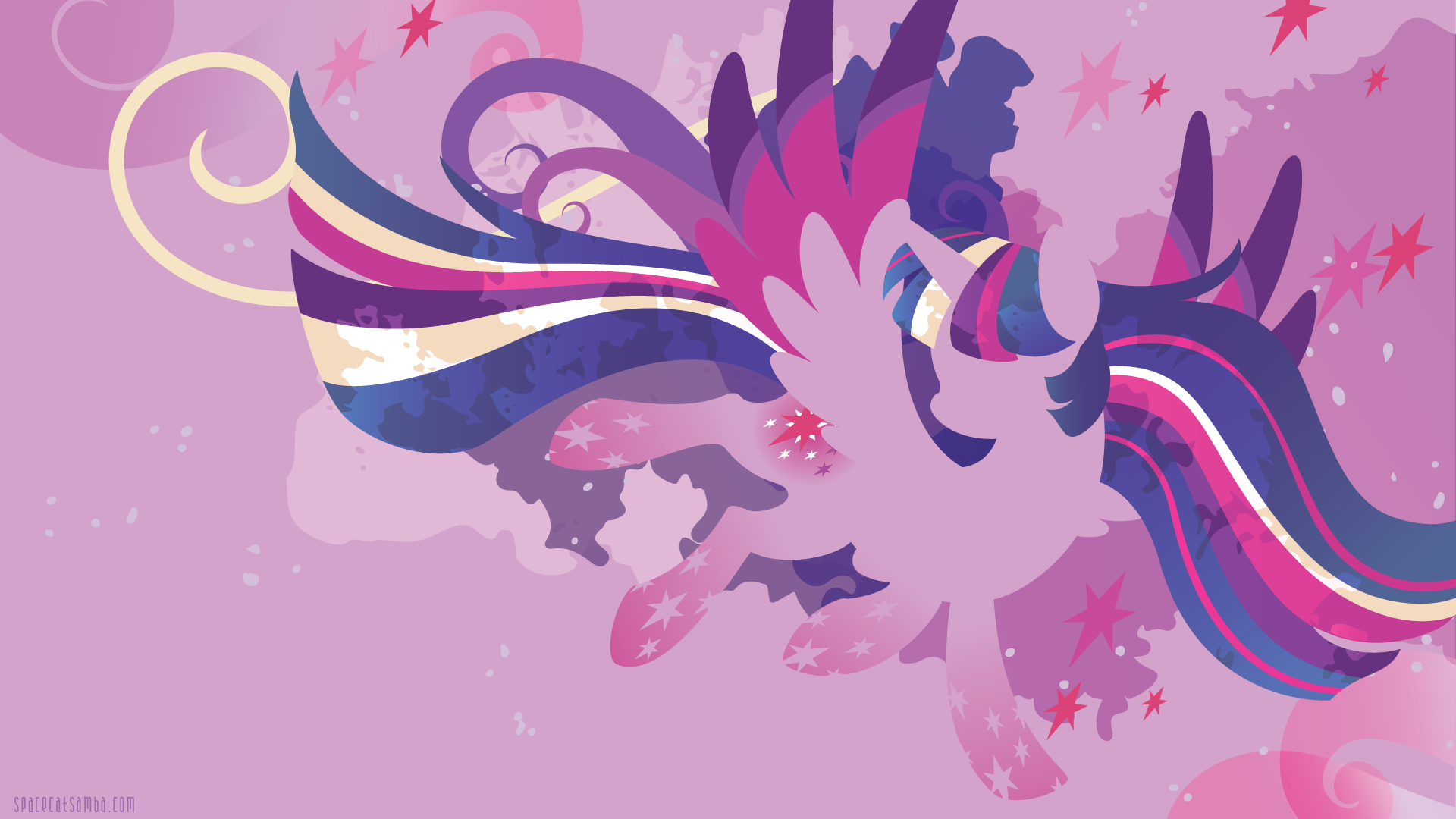 Twilight Sparkle — Minimalist 4K My Little Pony Wallpaper by sambaneko