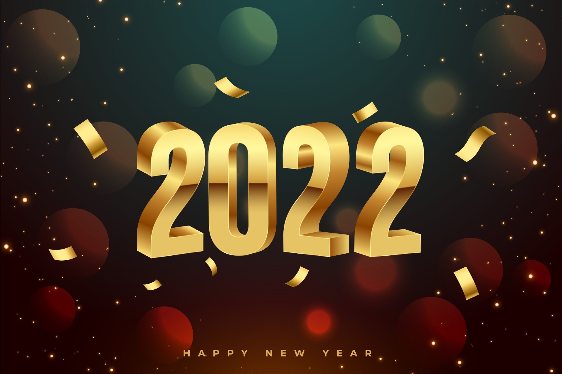 Holiday New Year 2022 4k Ultra HD Wallpaper