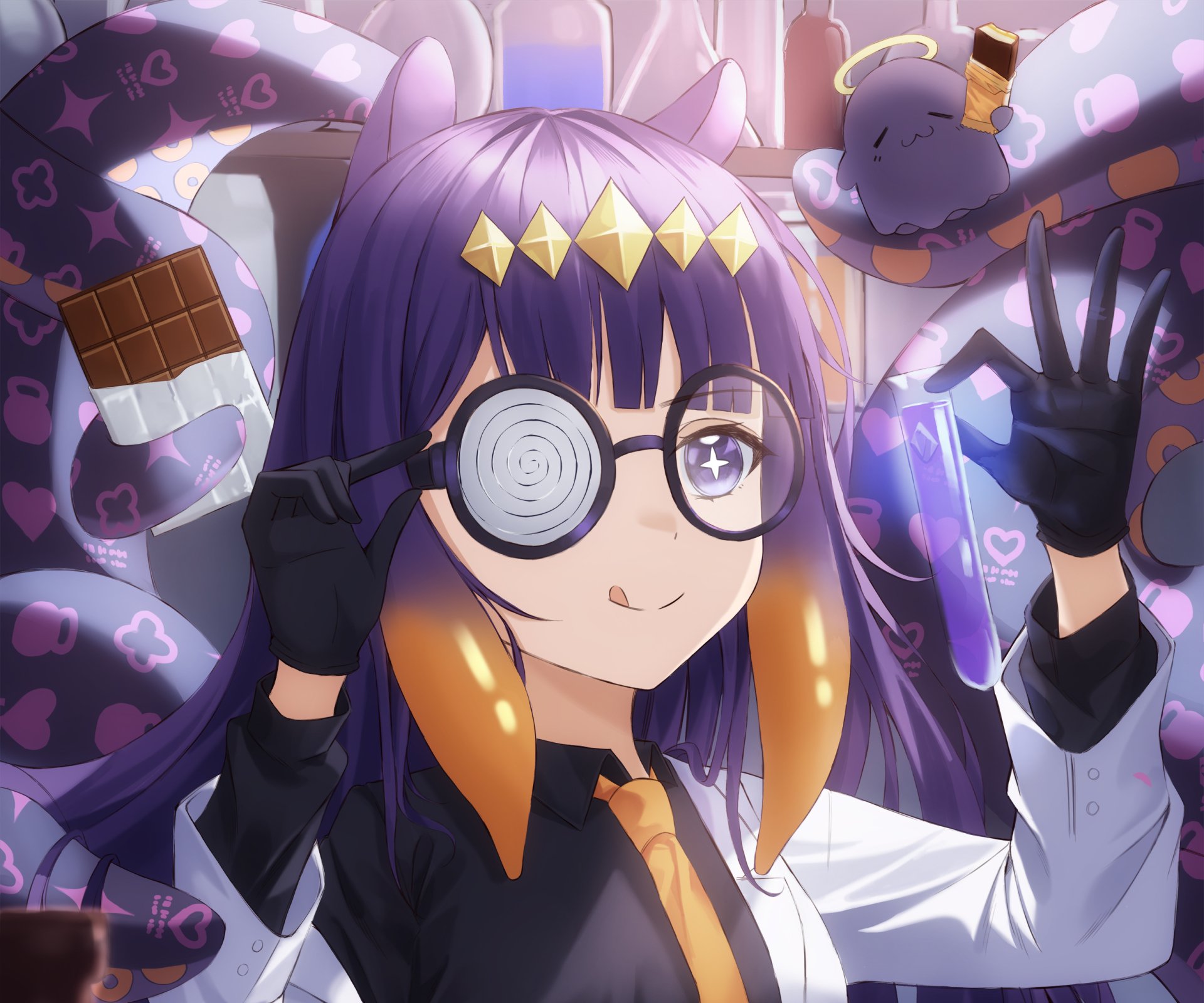 Download Hololive Ninomae Ina'nis Anime Virtual Youtuber HD Wallpaper