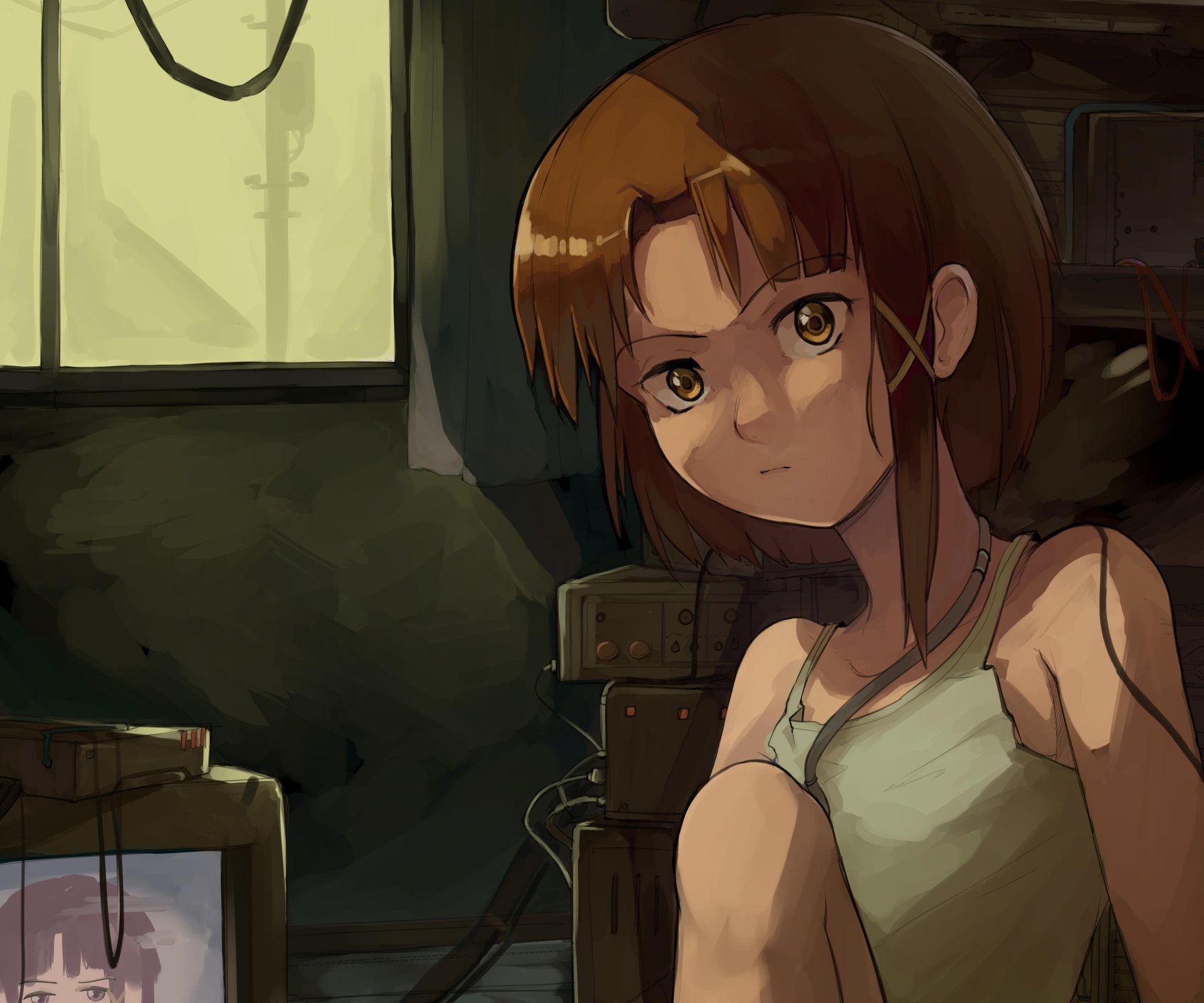 Download Lain Iwakura Anime Serial Experiments Lain 4k Ultra HD Wallpaper