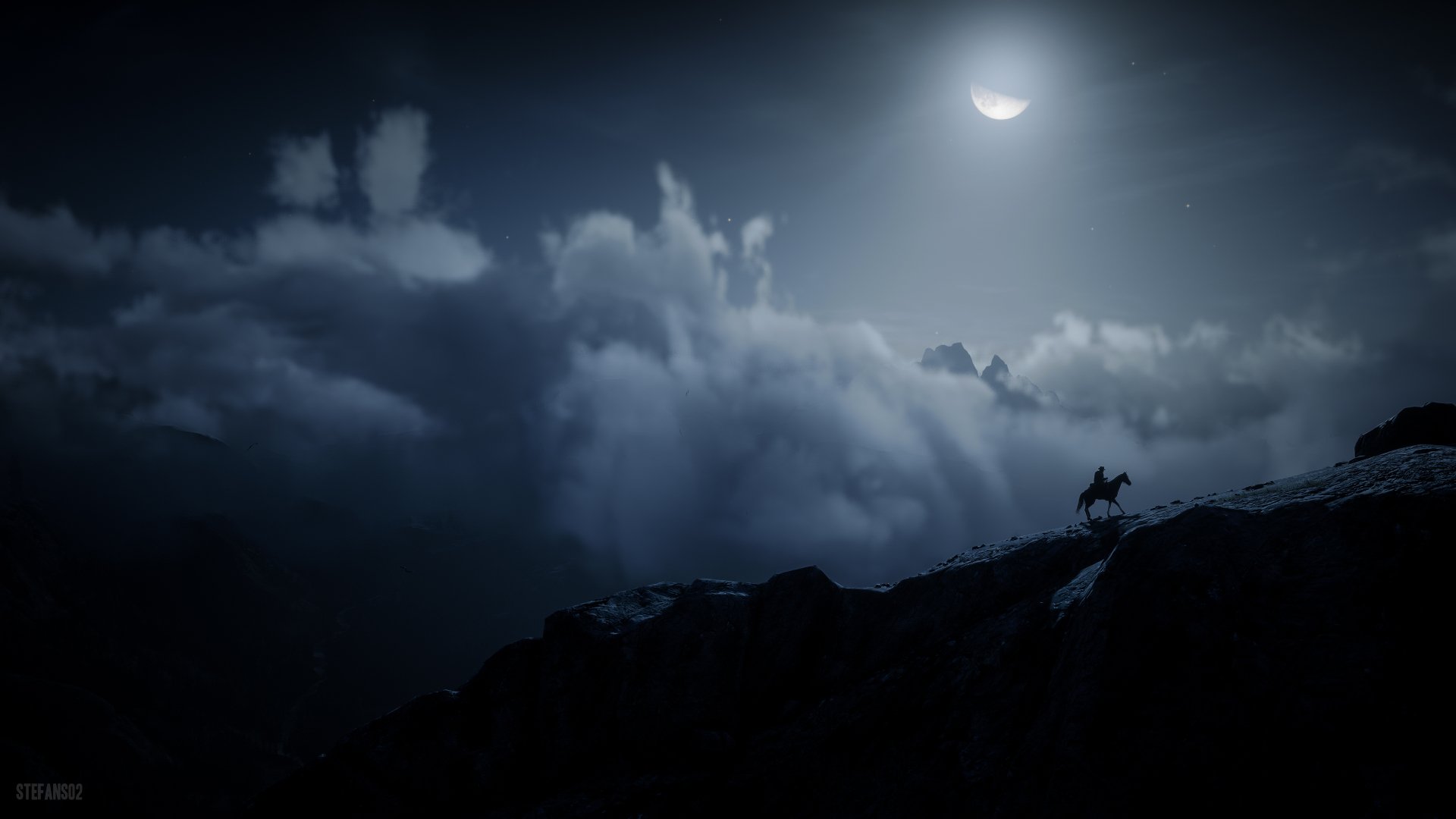 Red Dead Redemption 2 / A Night On The Mountain by StefanS02