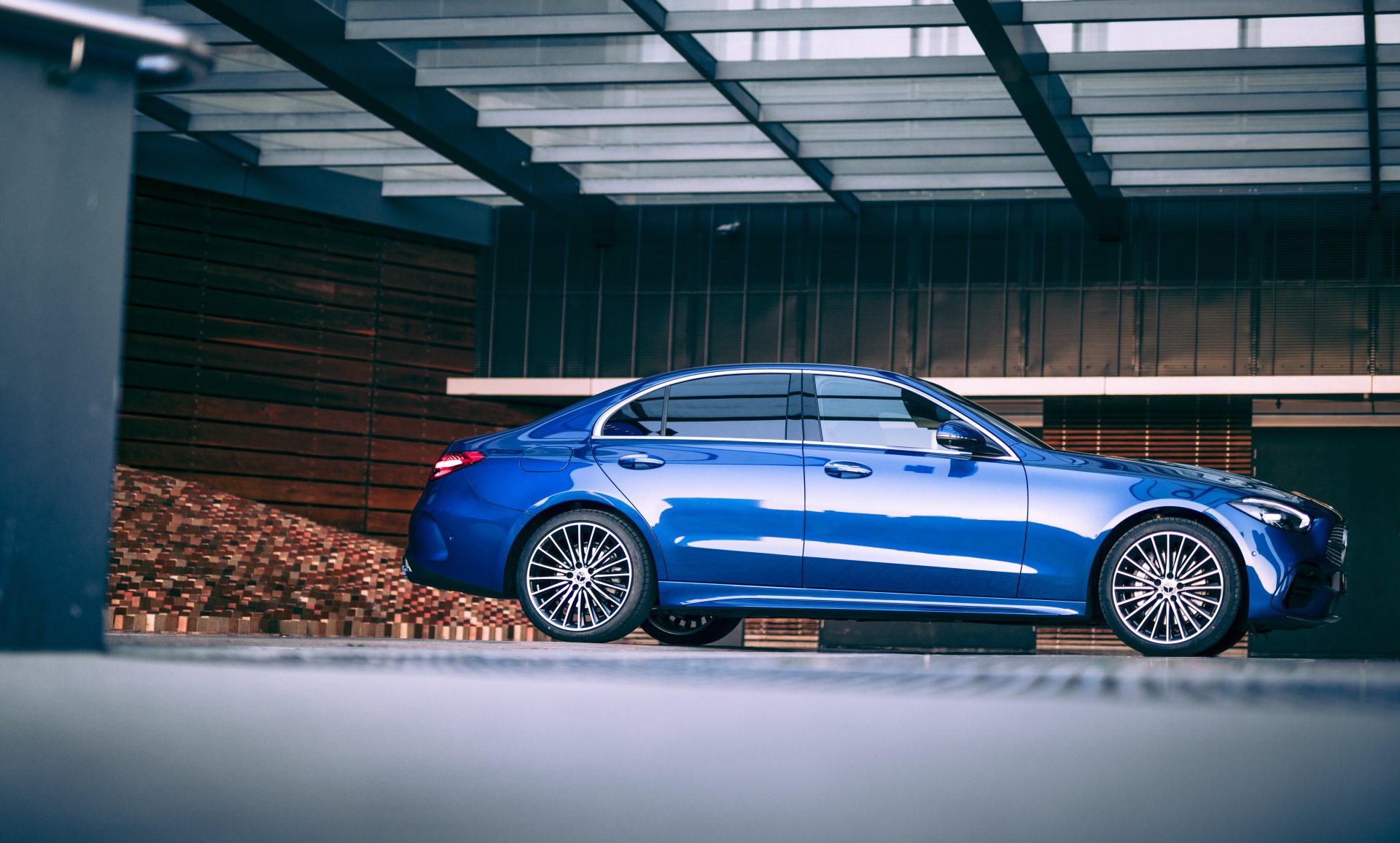 Download Mercedes-Benz C300 AMG Line Vehicle Mercedes-Benz C-Class 4k ...