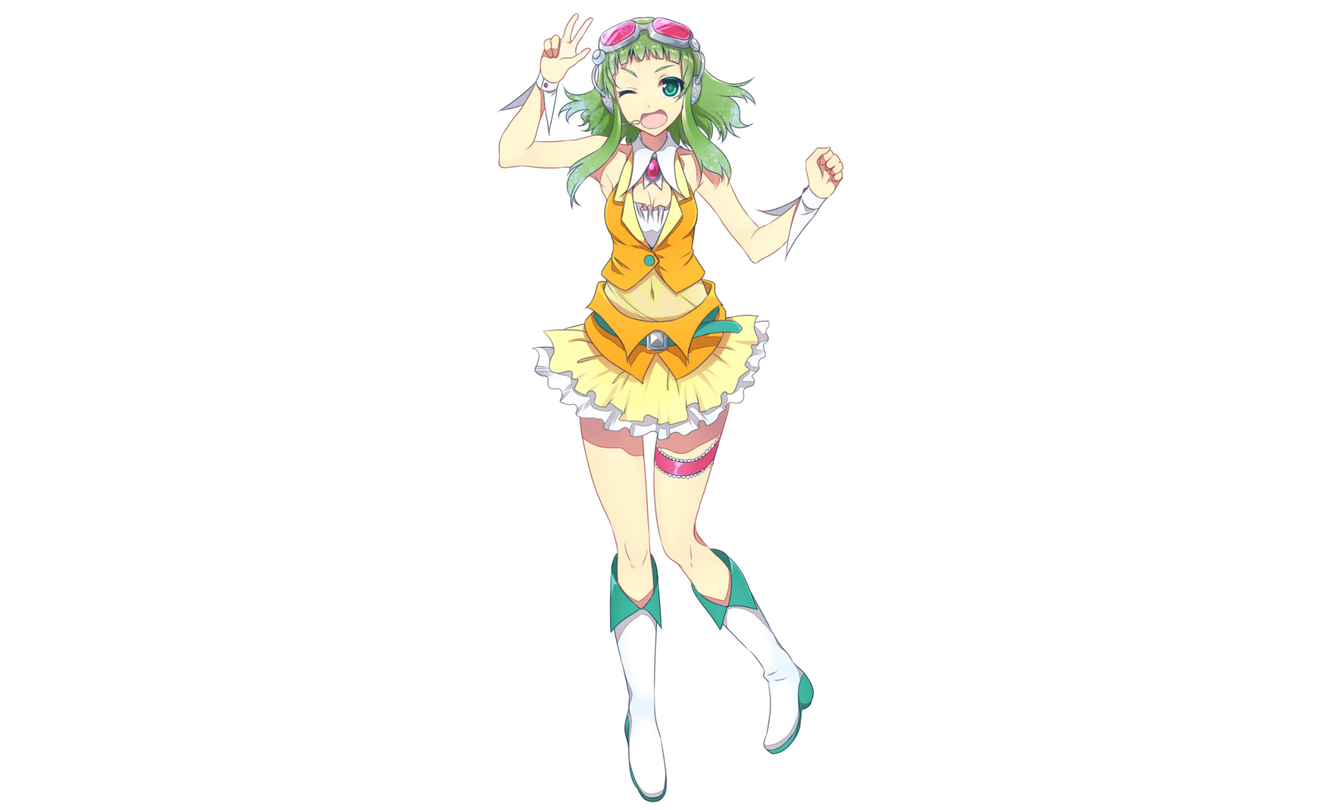 Download GUMI (Vocaloid) Anime Vocaloid HD Wallpaper by ぽち。
