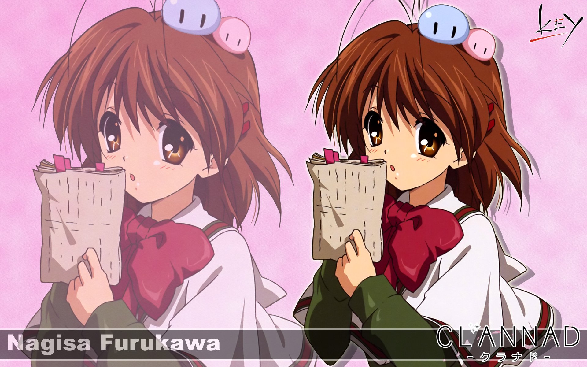 Nagisa's Gentle Smile — Clannad HD Wallpaper | 1920x1200 | Wallpaper Abyss