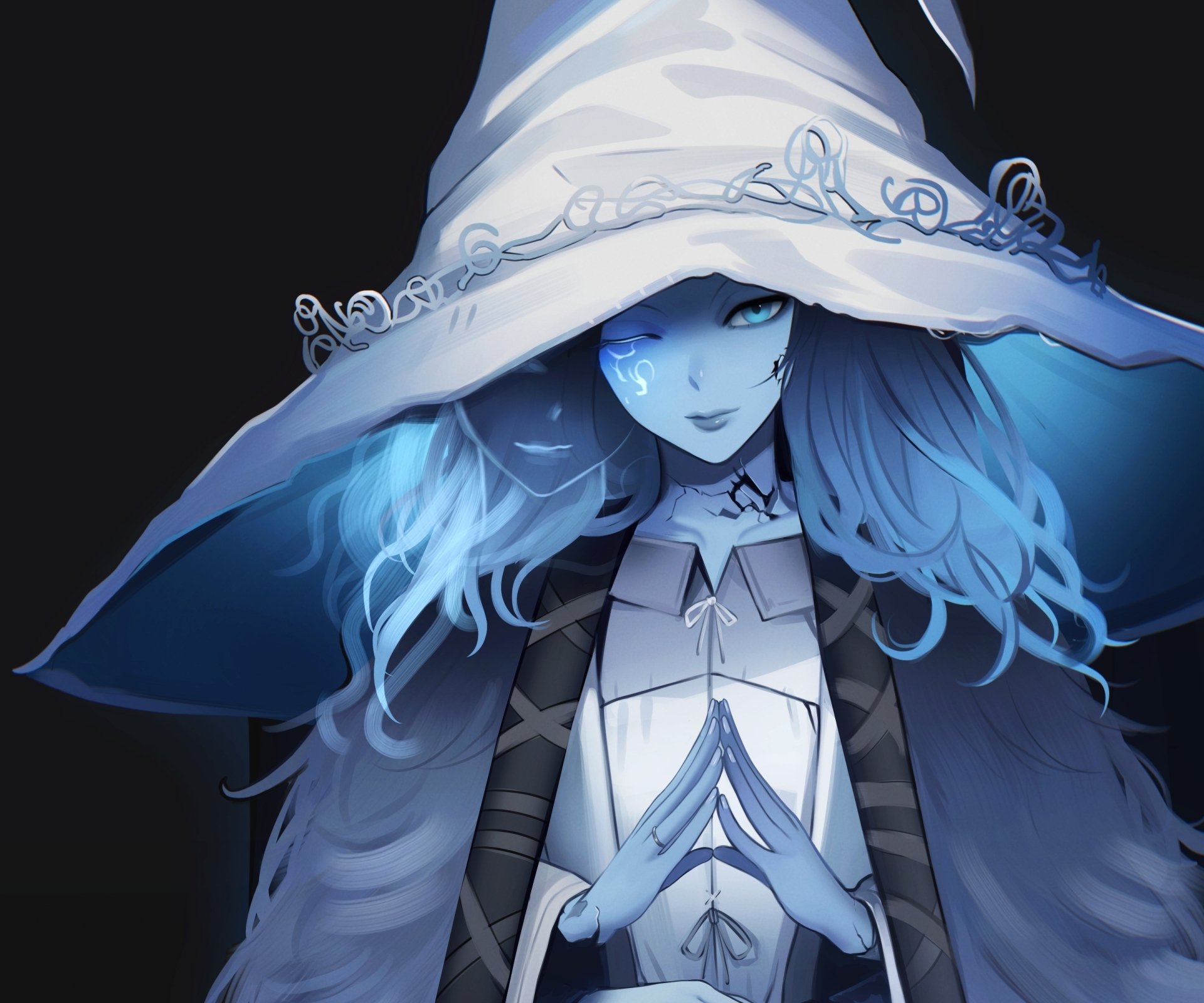 Ranni the Witch — Moonlit Elden Ring 2K Quad HD Wallpaper | 2645x2204 ...