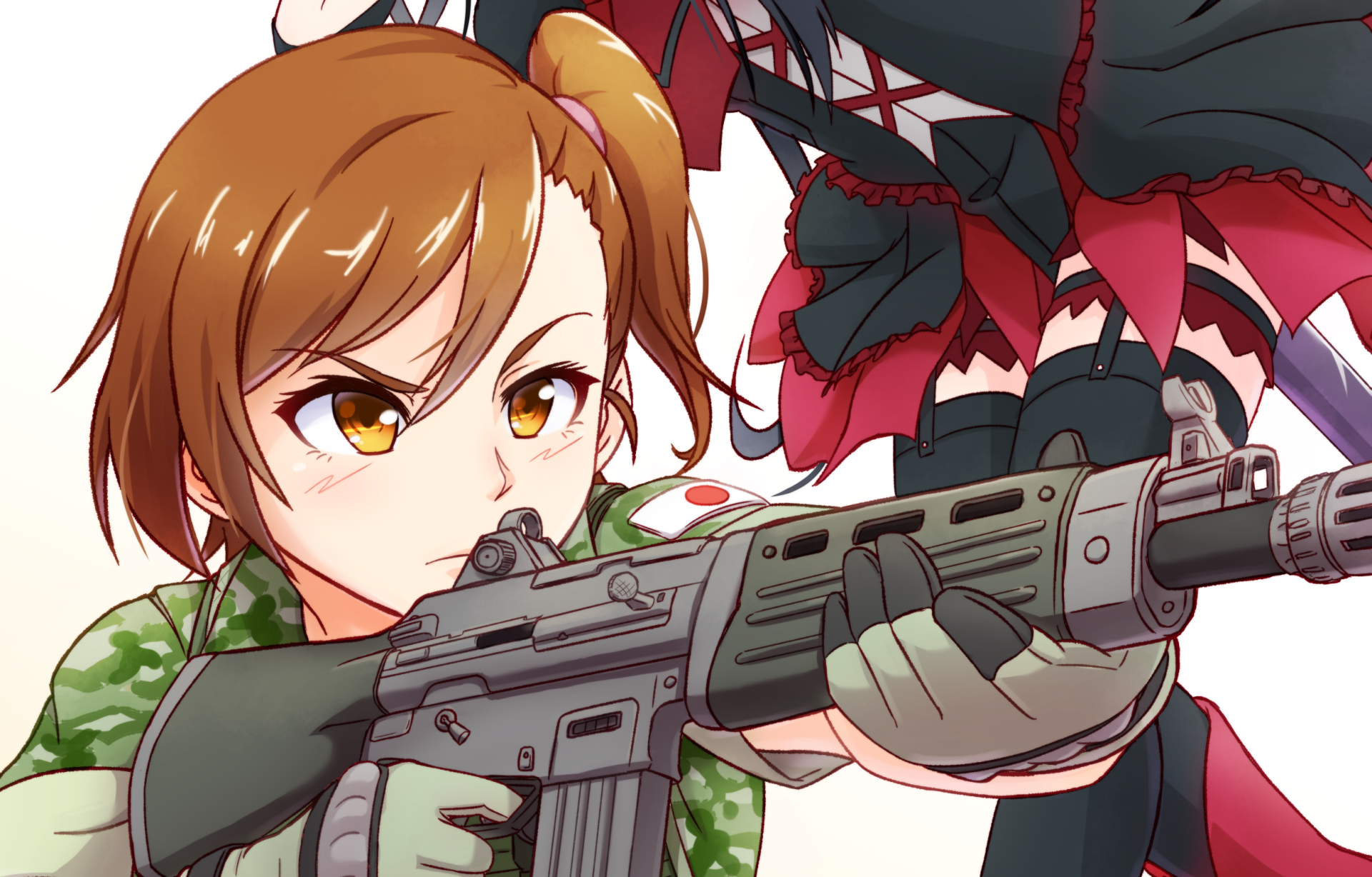 Download Shino Kuribayashi Anime Gate (2015) HD Wallpaper